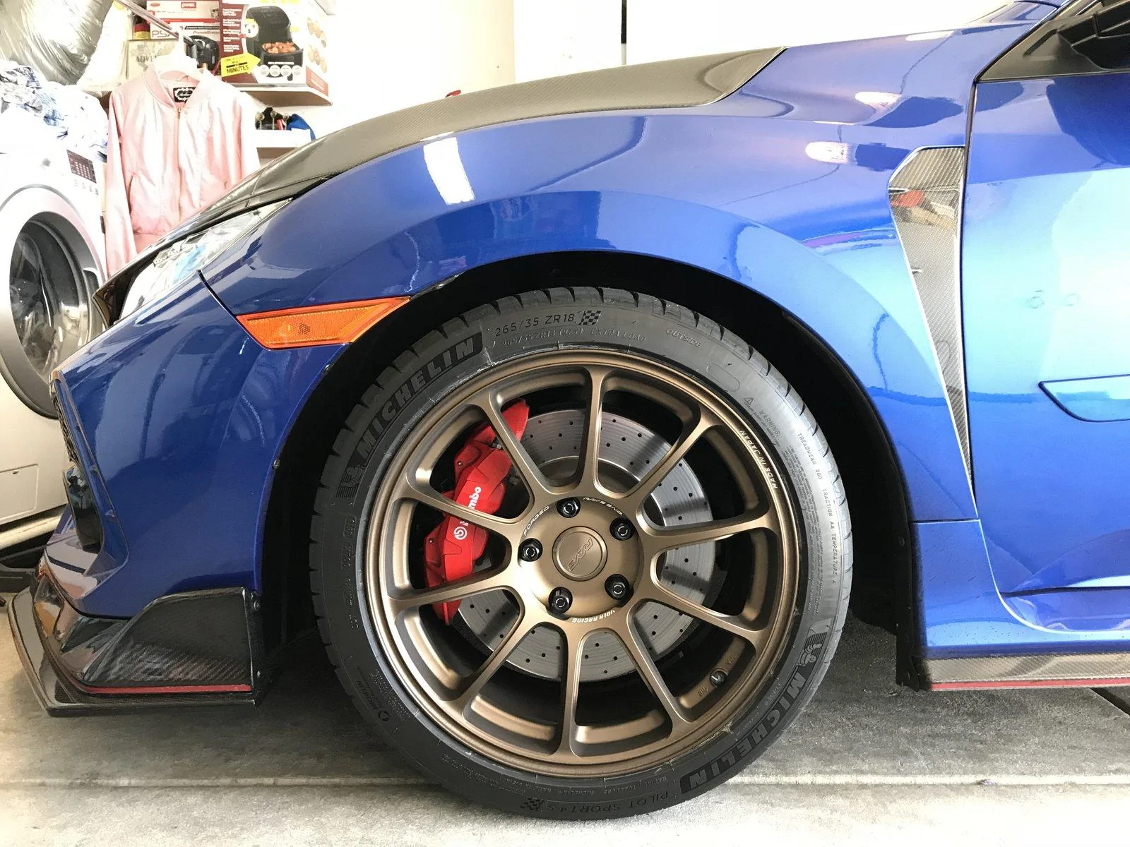 FORSALE. VOLK Racing ZE40 Bronze 18x9.5 +40 5x120 | 2016+ Honda Civic ...