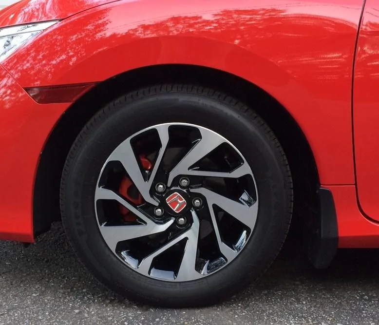 Painted red brake calipers | 2016+ Honda Civic Forum (10th Gen) - Type ...