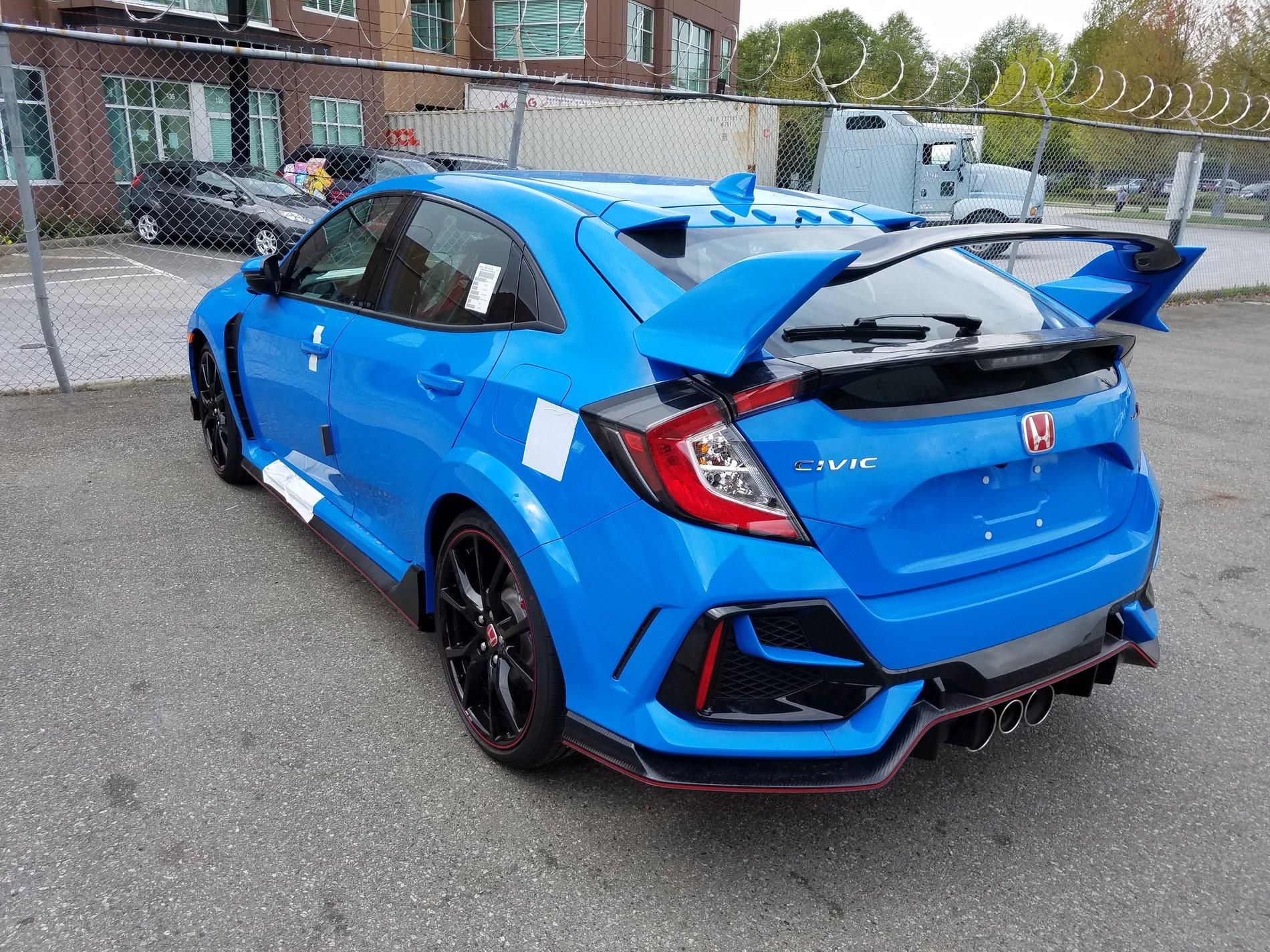 Official 2020 Boost Blue Type R Picture Thread | 2016+ Honda Civic ...