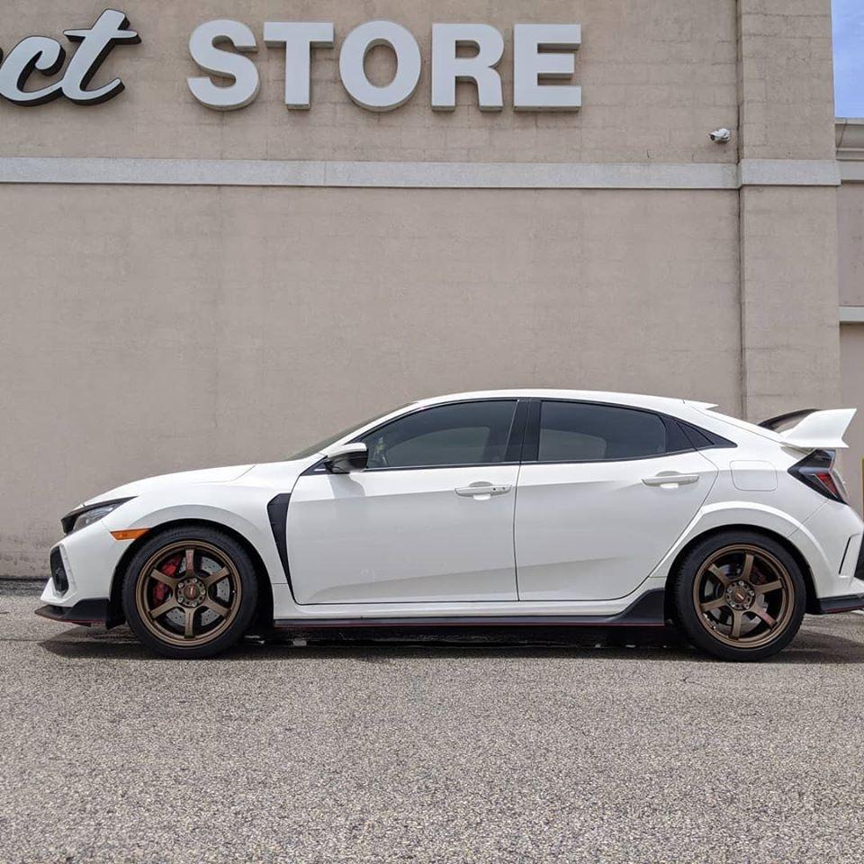 Curb Rash: Rays 57DR bronze - how to color match? | 2016+ Honda Civic ...