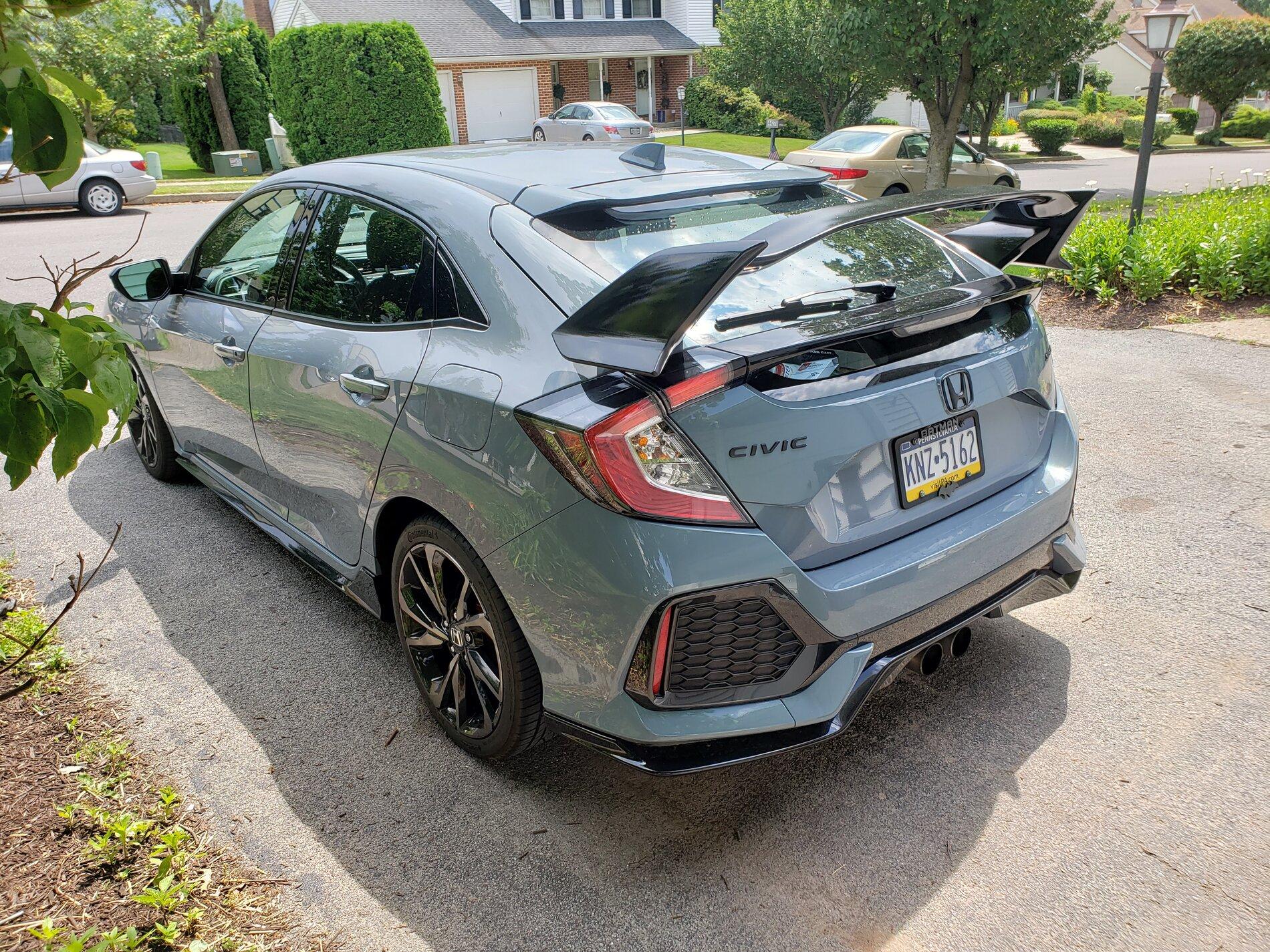 OEM Type R wing on Sport? | 2016+ Honda Civic Forum (10th Gen) - Type R ...