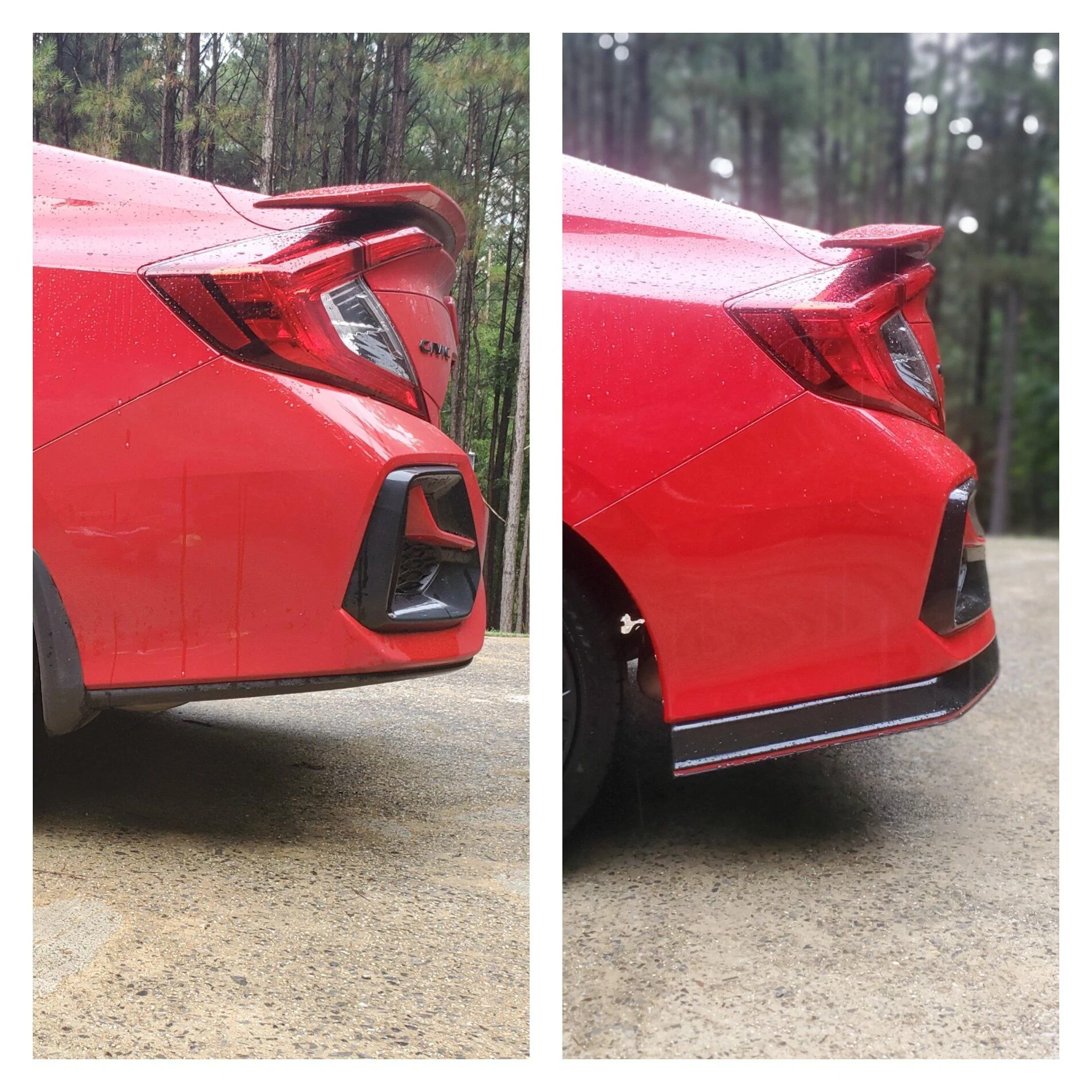 New Type-R Style Rear Diffuser for 10th Gen Si Sedan from ABS Dynamics ...