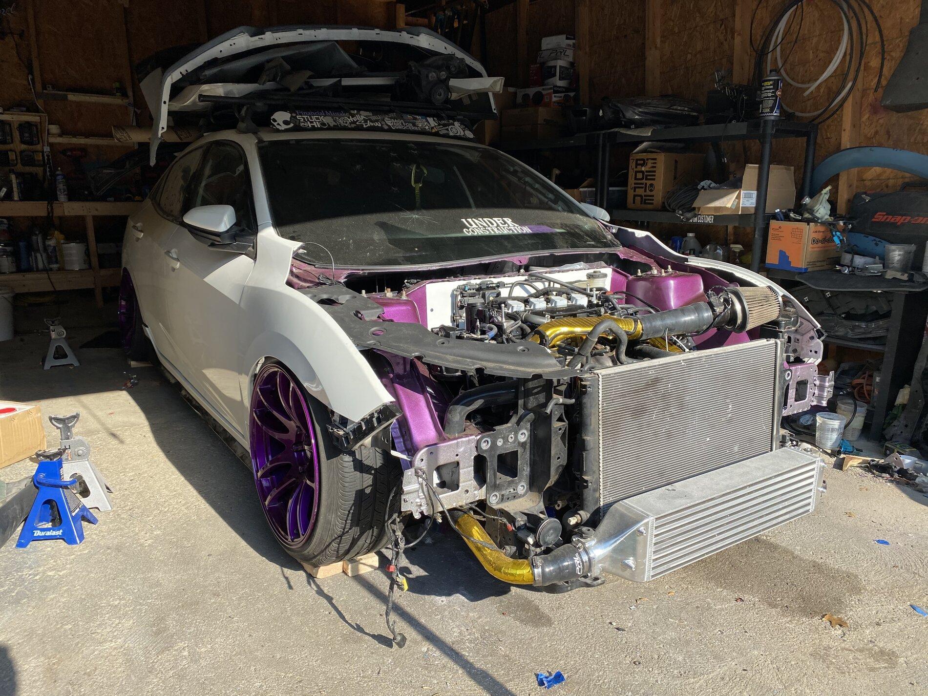 Shaved engine bay and full wire tuck | 2016+ Honda Civic Forum (10th ...