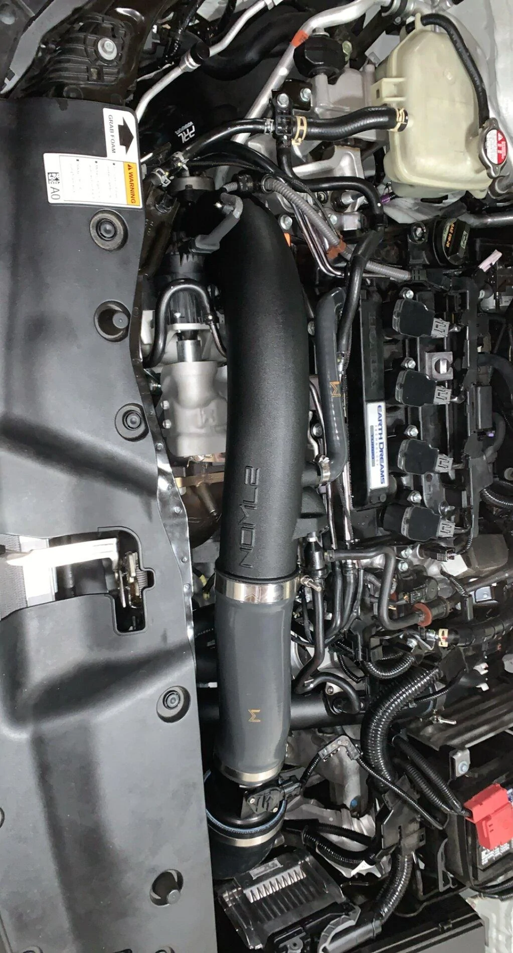 27WON turbo inlet pipe installed. Today | Page 8 | 2016+ Honda Civic ...