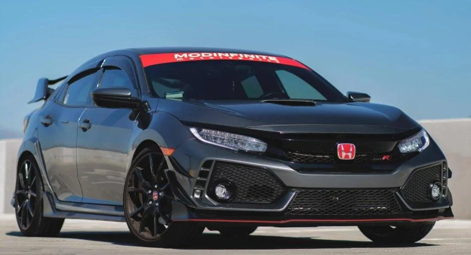 New Carbon Fiber Double Canards 2017-2020 Honda Civic Type R | 2016 ...