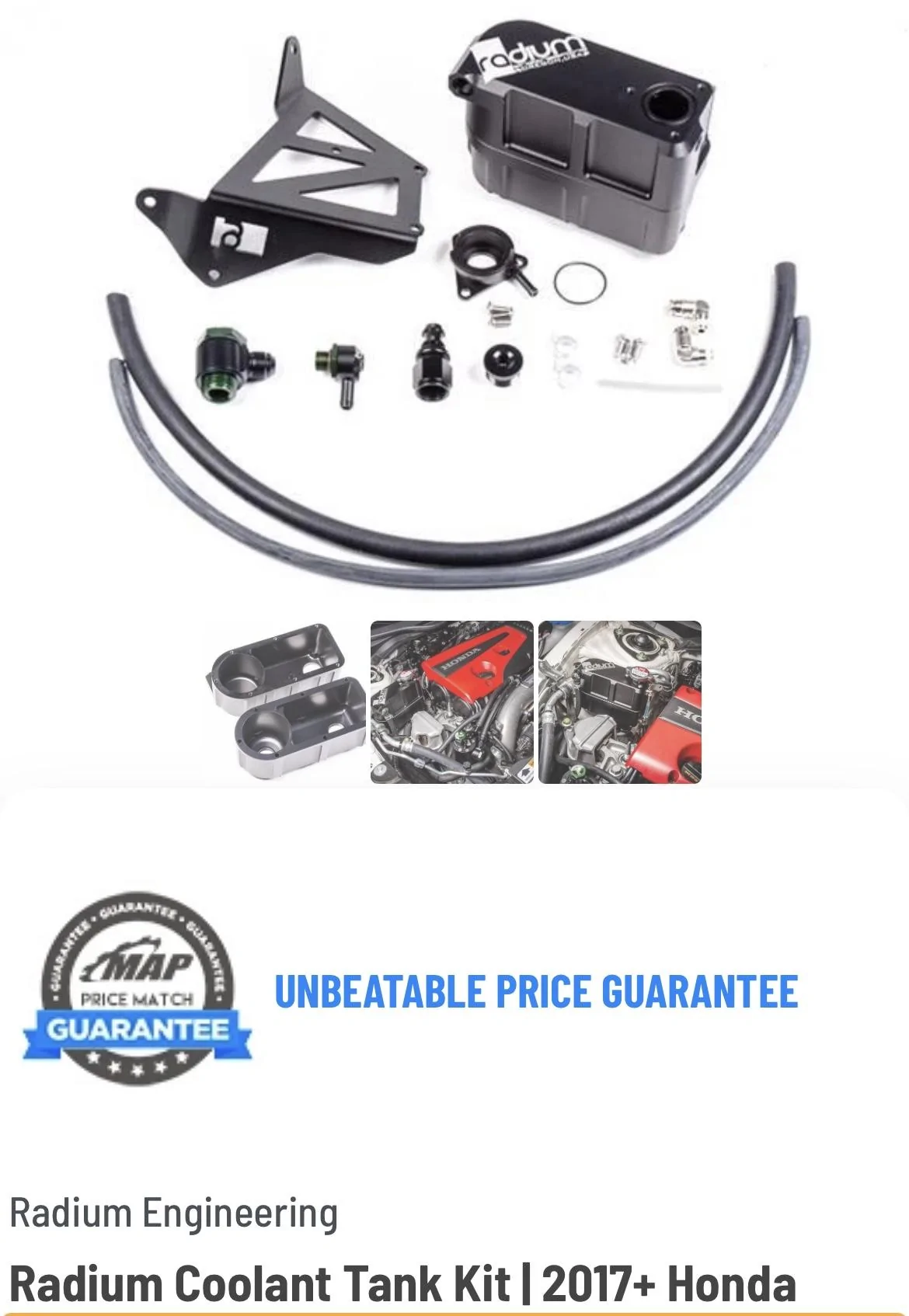 FK8 RADIUM COOLANT TANK | 2016+ Honda Civic Forum (10th Gen) - Type R ...