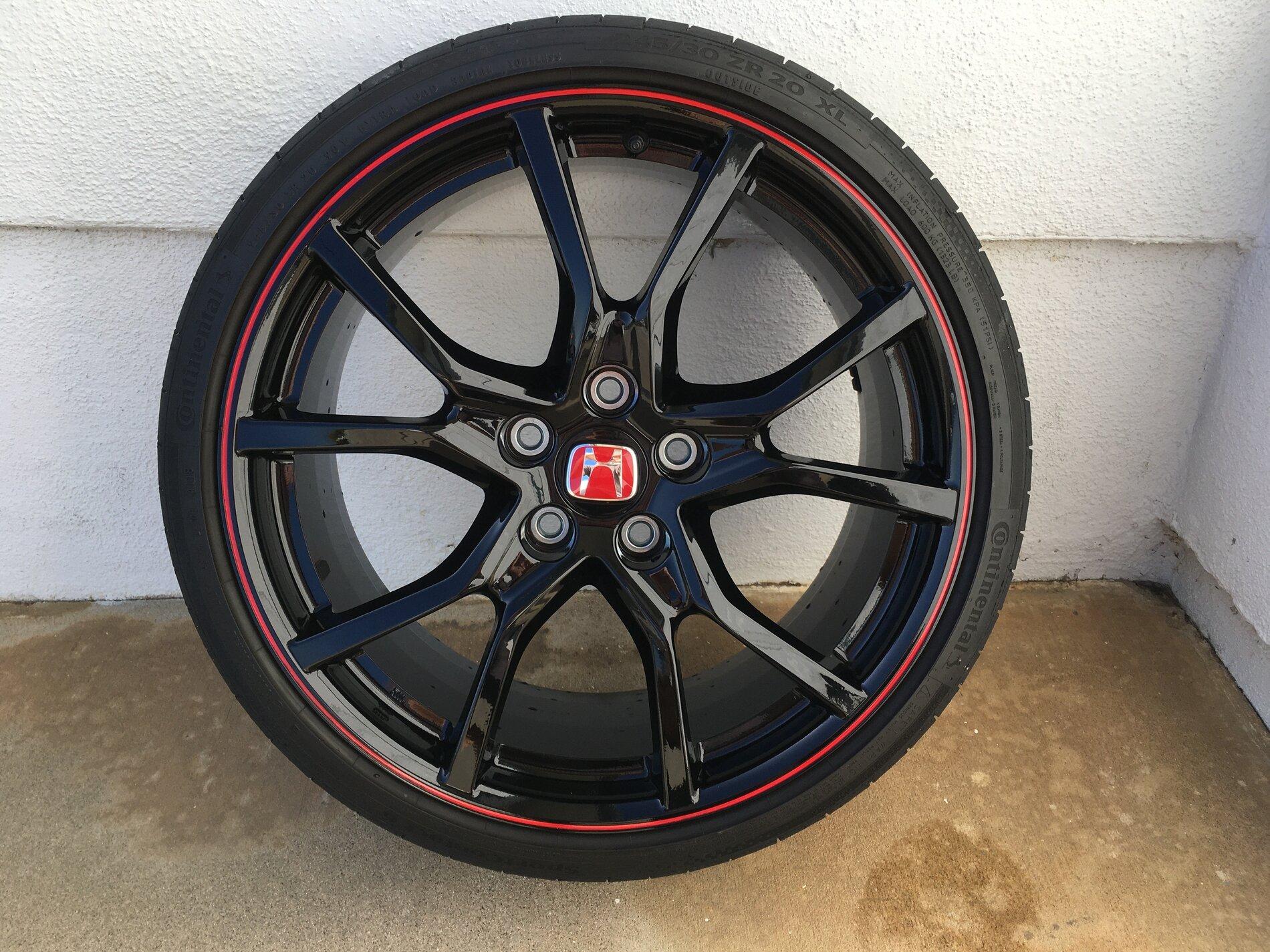 California - 2019 OEM Original Civic Type R FK8 20" Alloy Rims & Stock ...