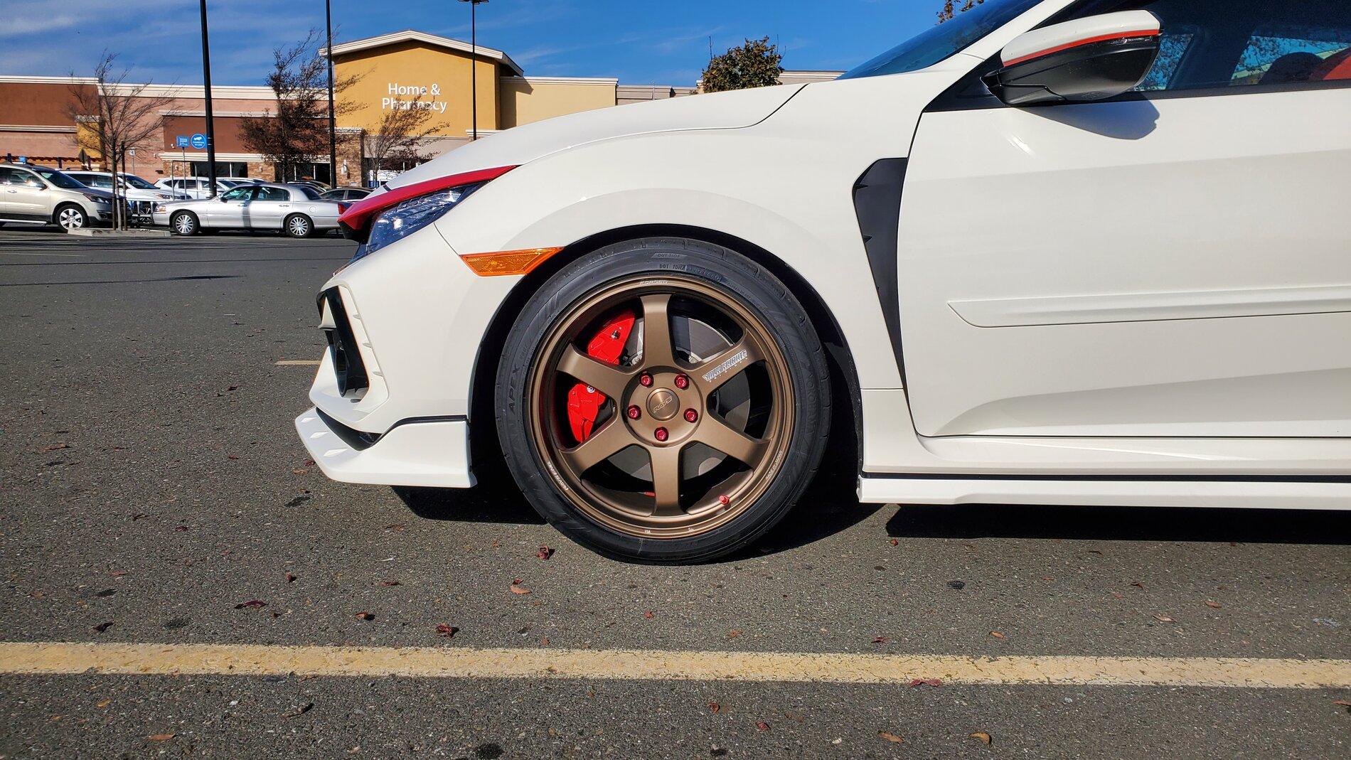 Type R Volk TE37 offset | Page 2 | 2016+ Honda Civic Forum (10th Gen ...