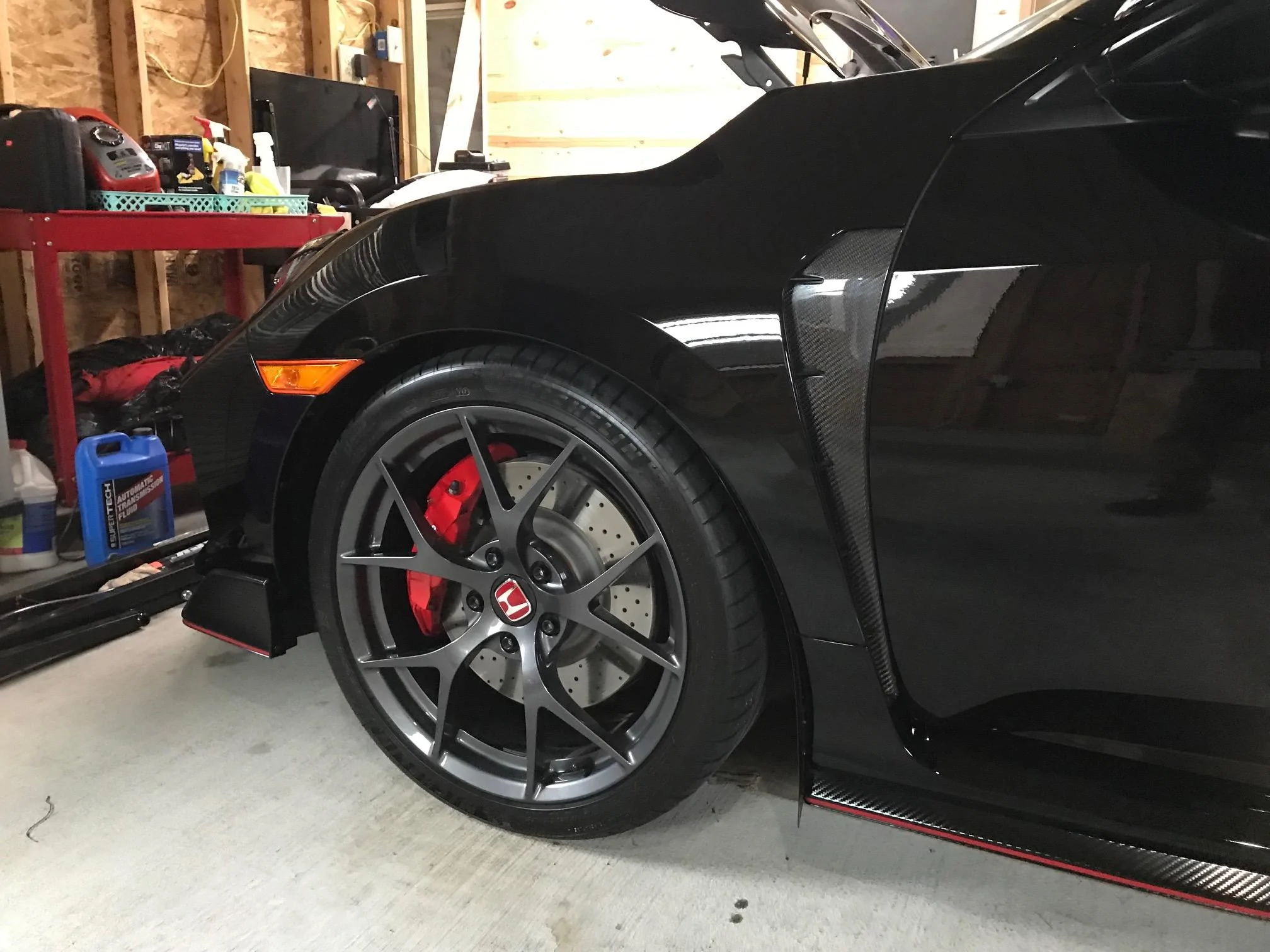 Anyone have pictures of NSX wheels with spacers? | 2016+ Honda Civic ...