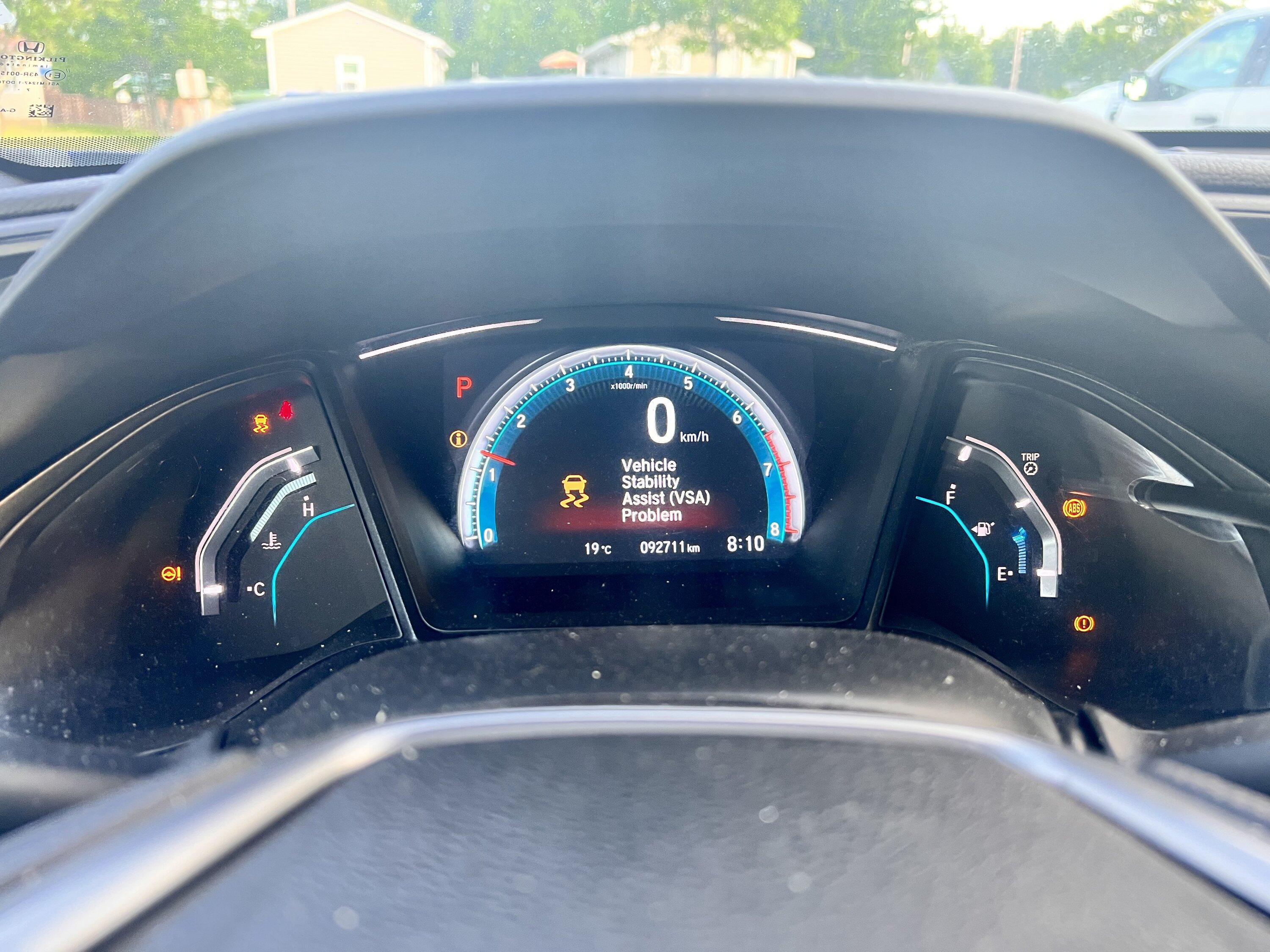 Warning lights | 2016+ Honda Civic Forum (10th Gen) - Type R Forum, Si ...