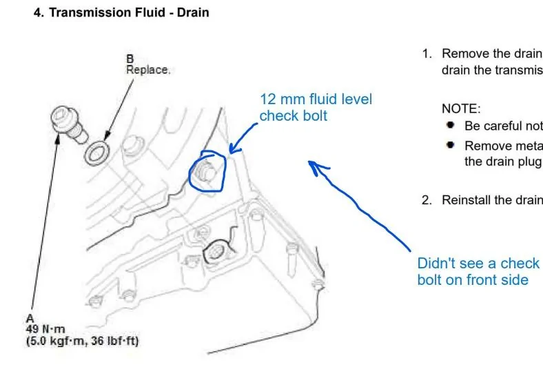 Honda Civic Transmission Fluid Change