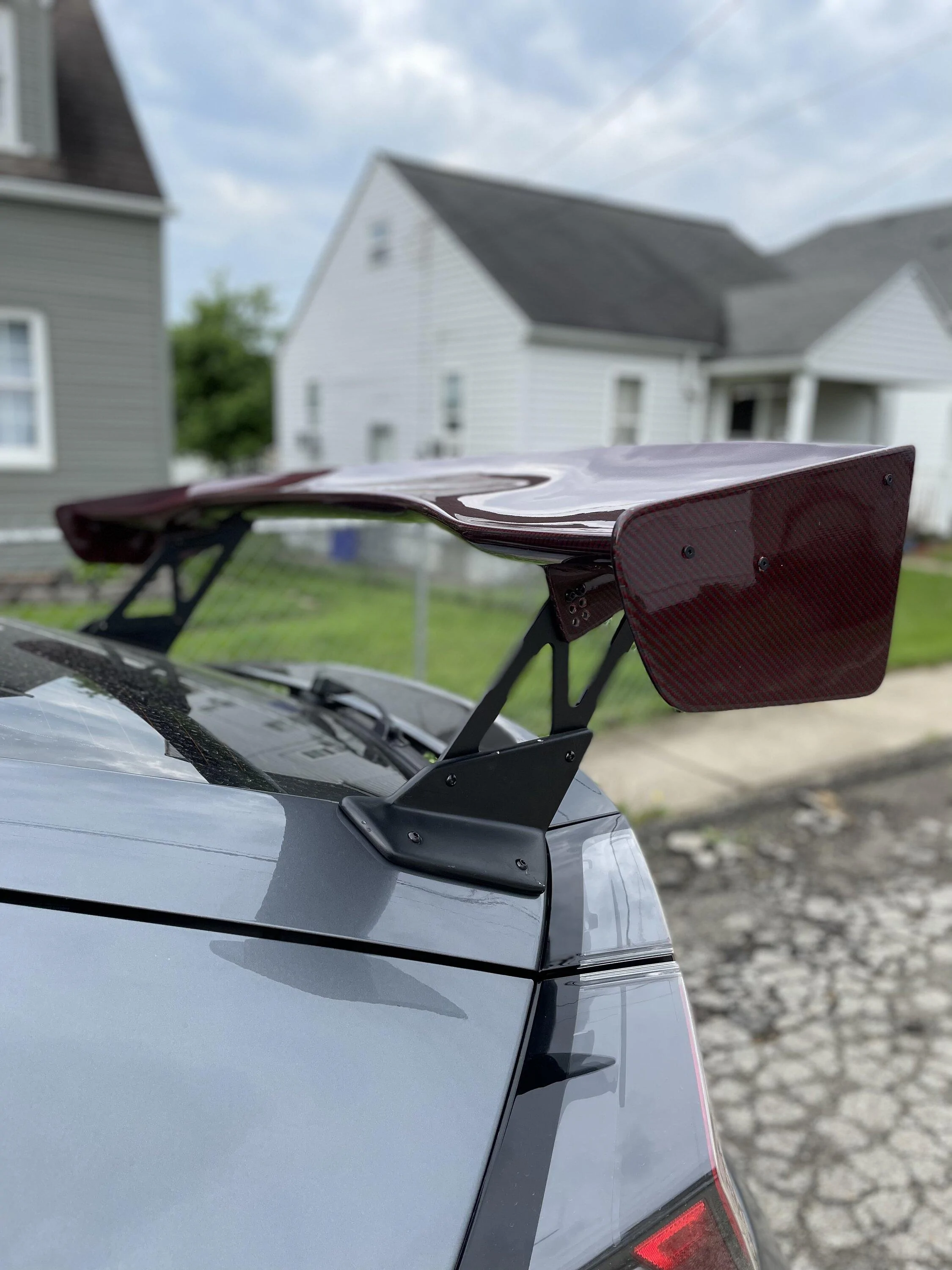 Pennsylvania - Red Carbon Voltex Style Type 2 Wing | 2016+ Honda Civic ...