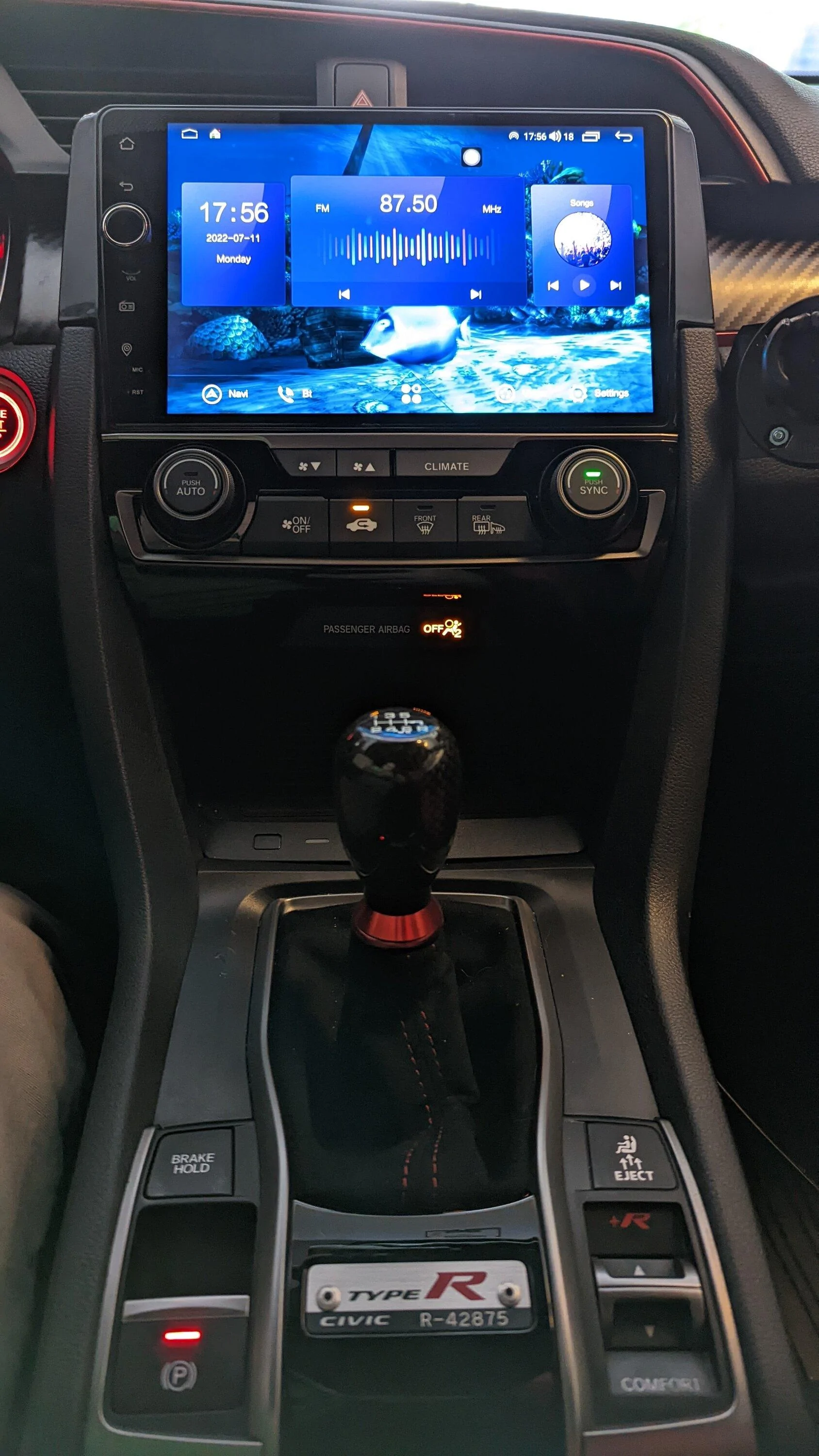 Aftermarket headunit | 2016+ Honda Civic Forum (10th Gen) - Type R ...