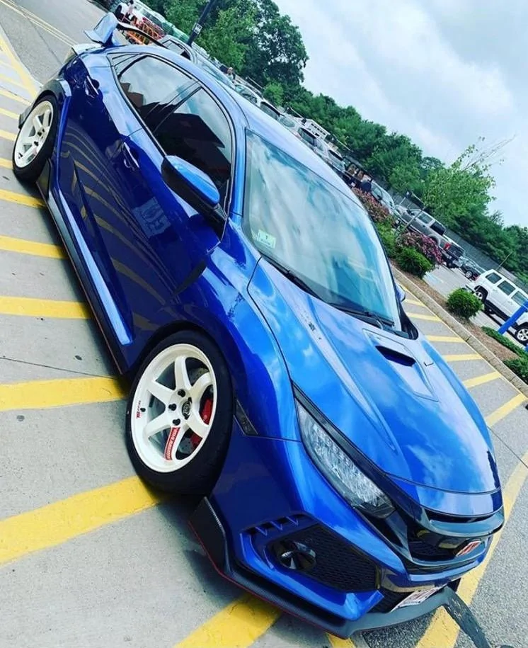 Agean Blue Metallic Type R spotted Cape Cod | 2016+ Honda Civic Forum ...
