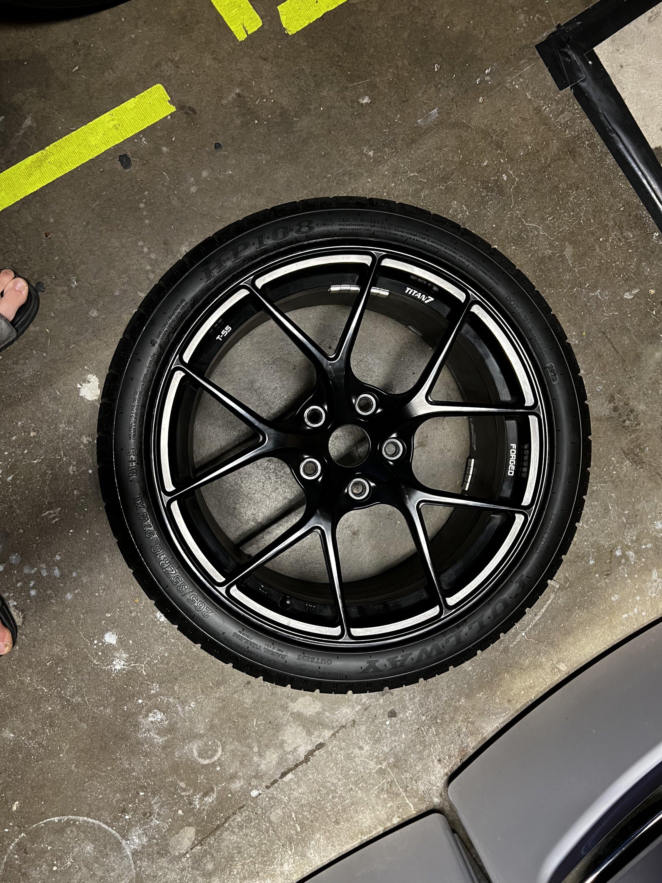 California - FS: Titan 7 ts5 black with tires | 2016+ Honda Civic Forum ...