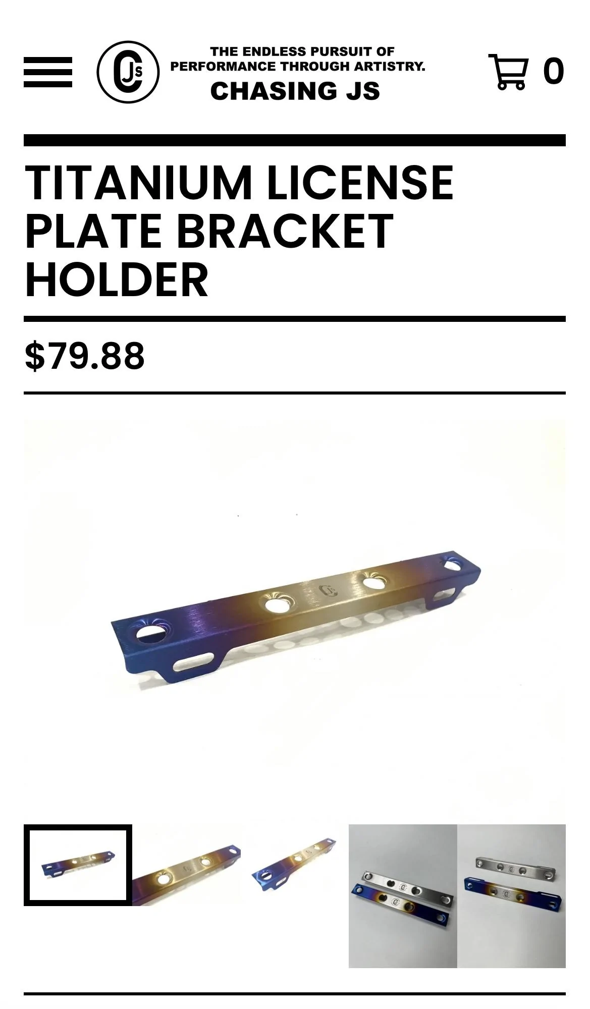 California - Chasing Js Titanium Front Plate Bracket | 2016+ Honda ...