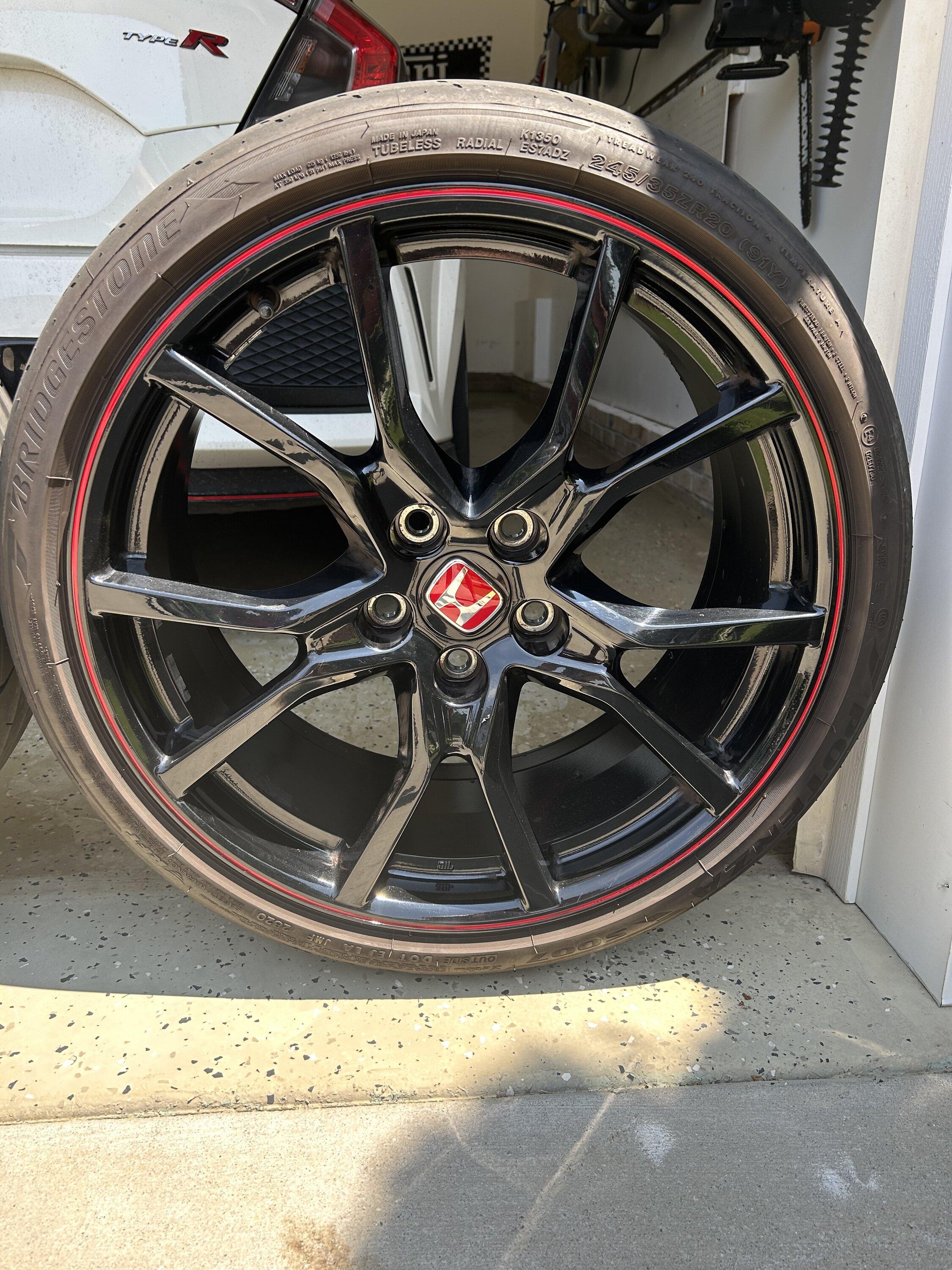 North Carolina - Stock Type R wheels & tires $1K | 2016+ Honda Civic Forum (10th Gen) - Type R ...