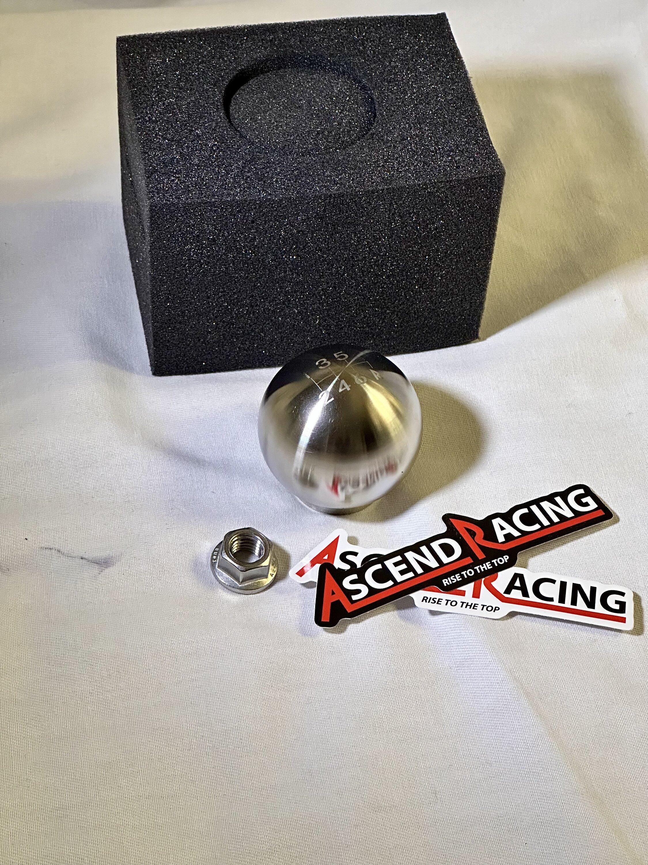 California - OEM Red Leather Shift Knob & Ascend Racing Shift Knob | 2016+ Honda Civic Forum ...