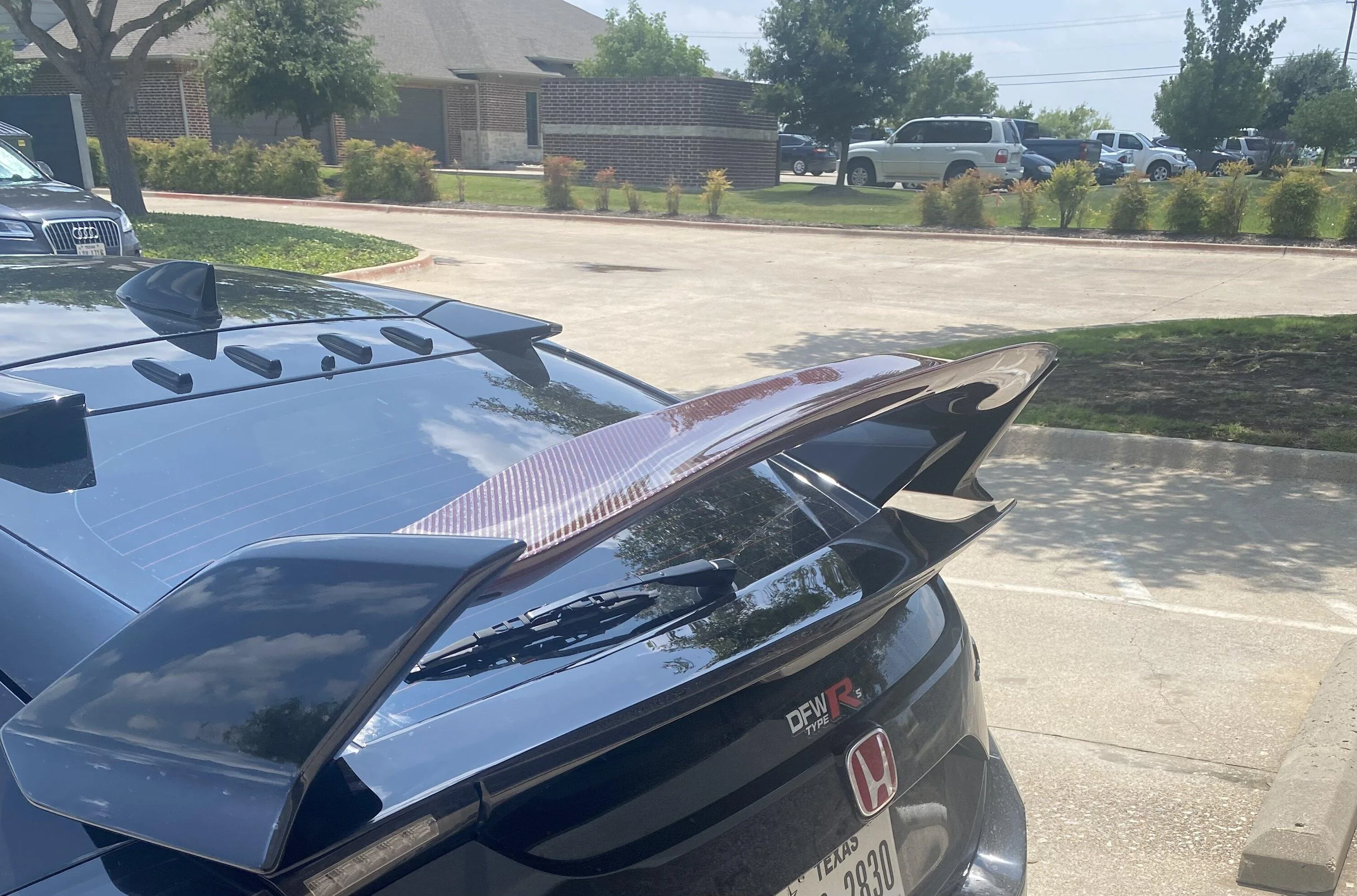 Texas - EPR VARIS RED CARBON BLADE FOR OEM WING | 2016+ Honda Civic ...