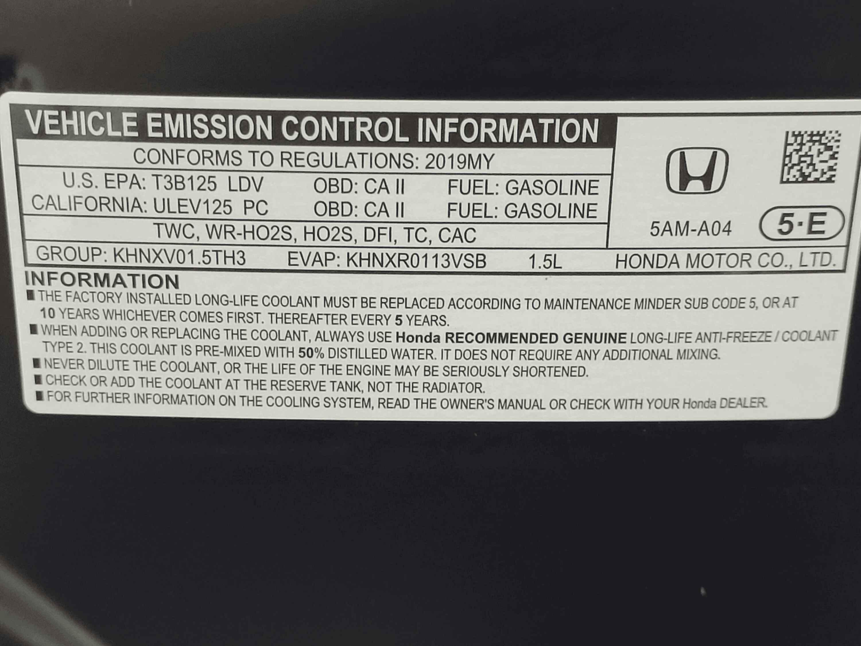 Fascinating 2016 Honda Civic Refrigerant Type Gallery
