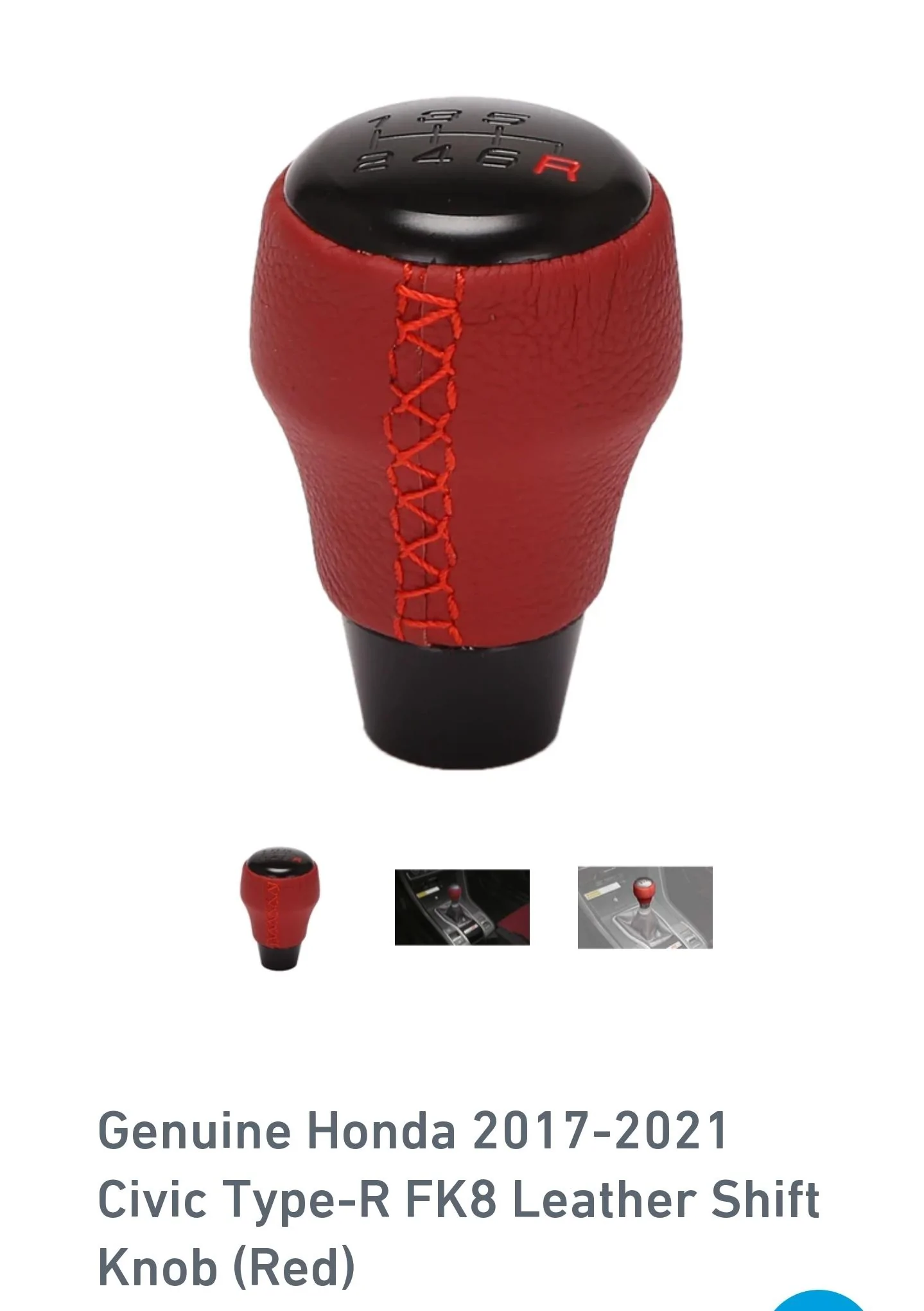 Genuine Honda 2023+ Civic Type-R Shift Knob (Red). Does Anyone Know If ...
