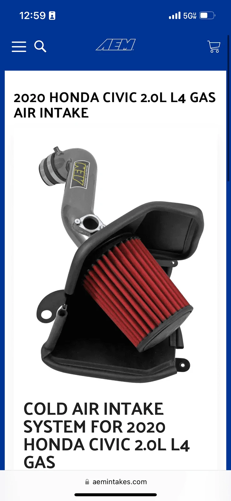 INTAKE RECOMMENDATIONS CIVIC 2.0 NA | 2016+ Honda Civic Forum (10th Gen ...