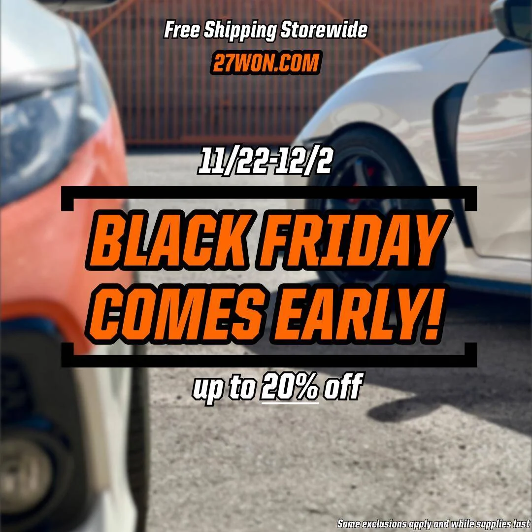 Black Friday Sale - Up to 20% @ 27WON.com | 2016+ Honda Civic Forum ...
