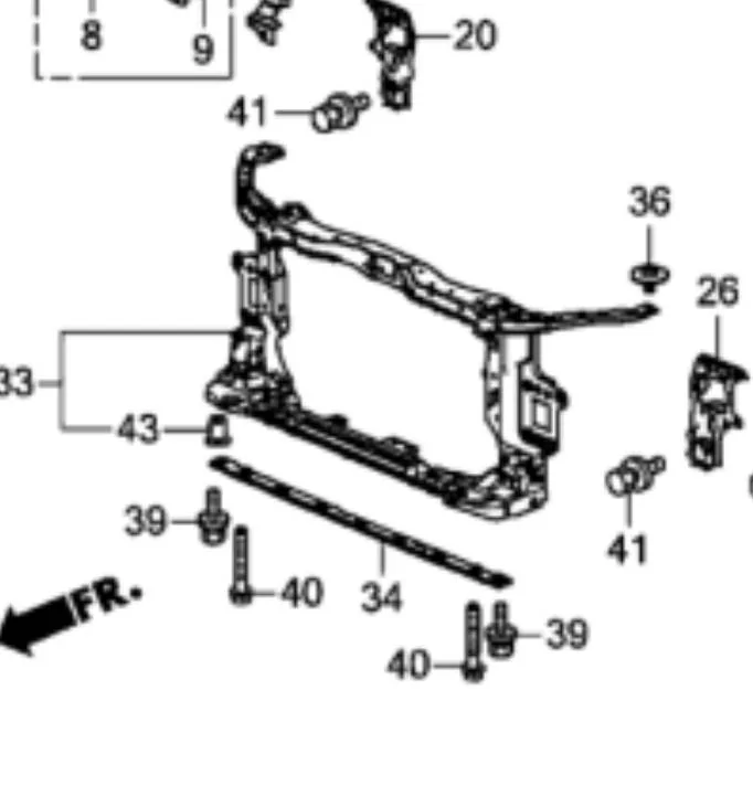 front radiator support bracket removal | 2016+ Honda Civic Forum (10th ...