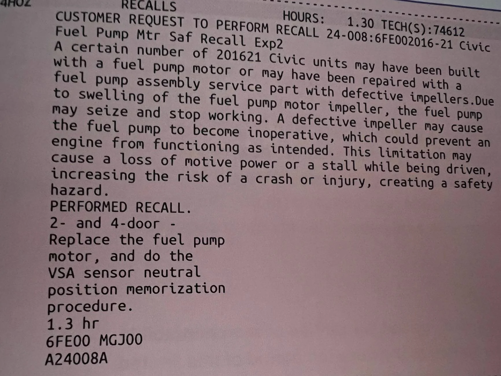 Sitemapcdatahttpswudinf Inetcomtacoma Fuel Pump Recallnull