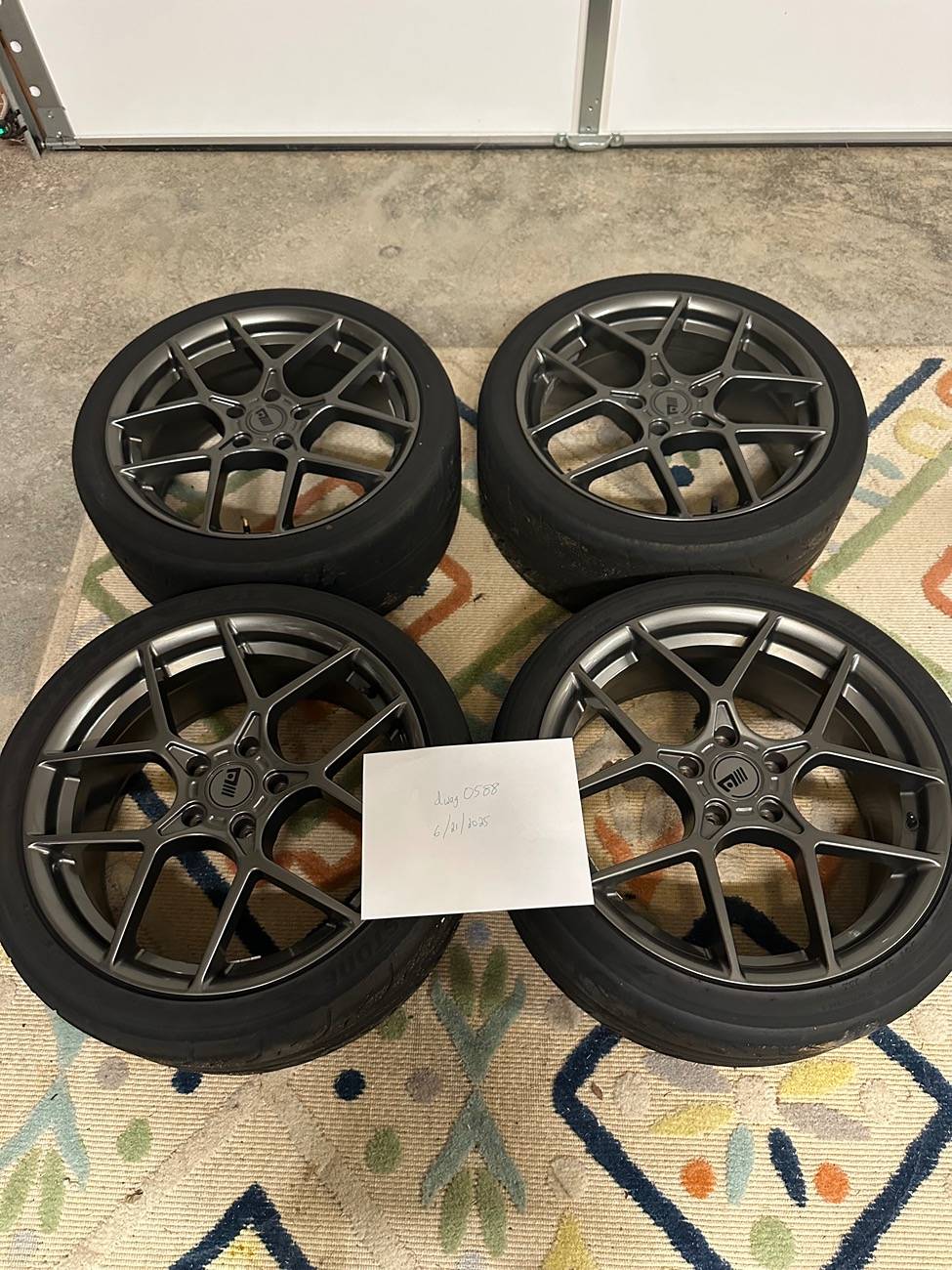 Tennessee - Motegi MR924 19x8.5 + 53 5x120 Wheels Graphite (Silver ...