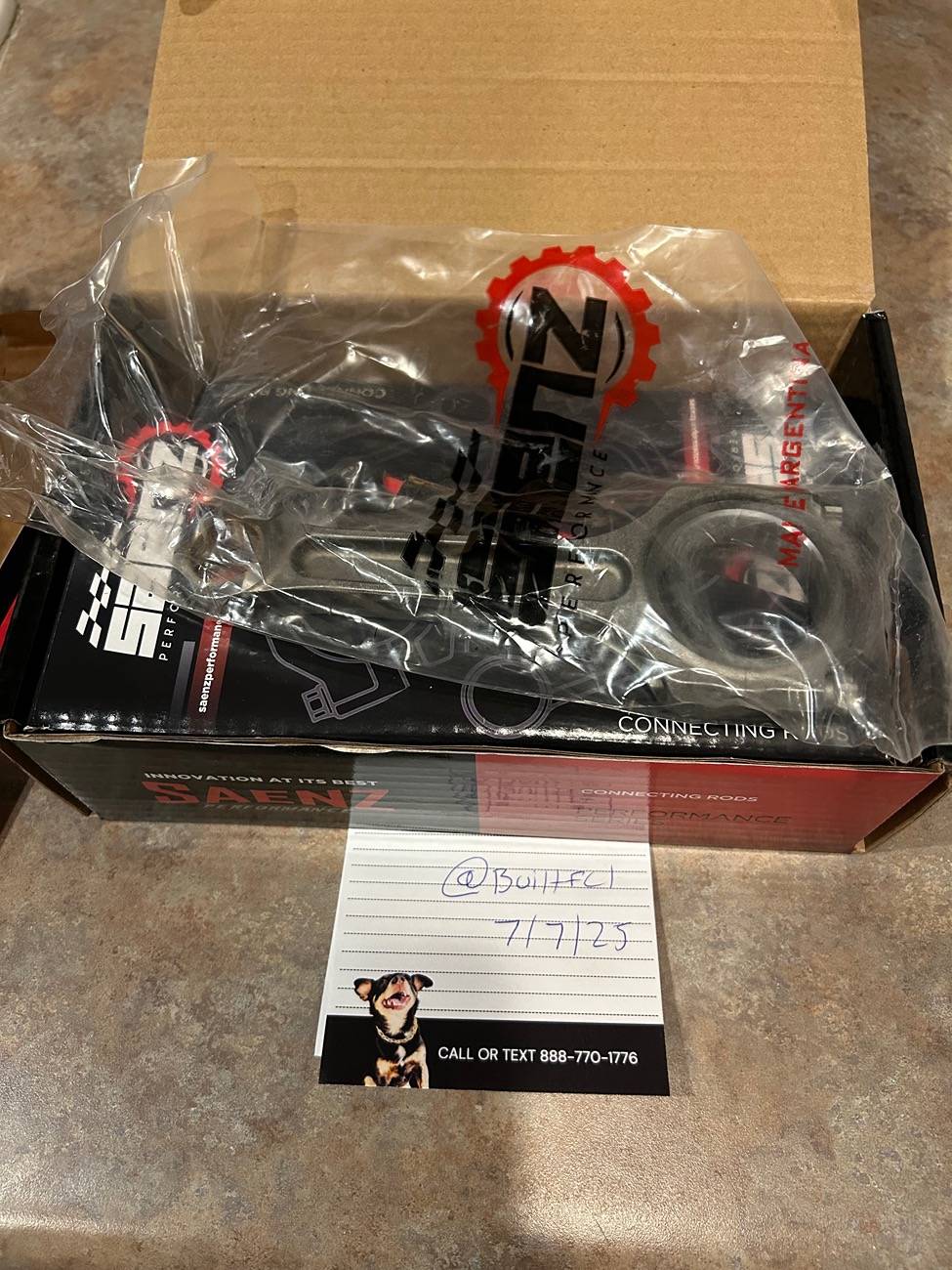 Saenz performance rods + JE pistons bnib | 2016+ Honda Civic Forum ...