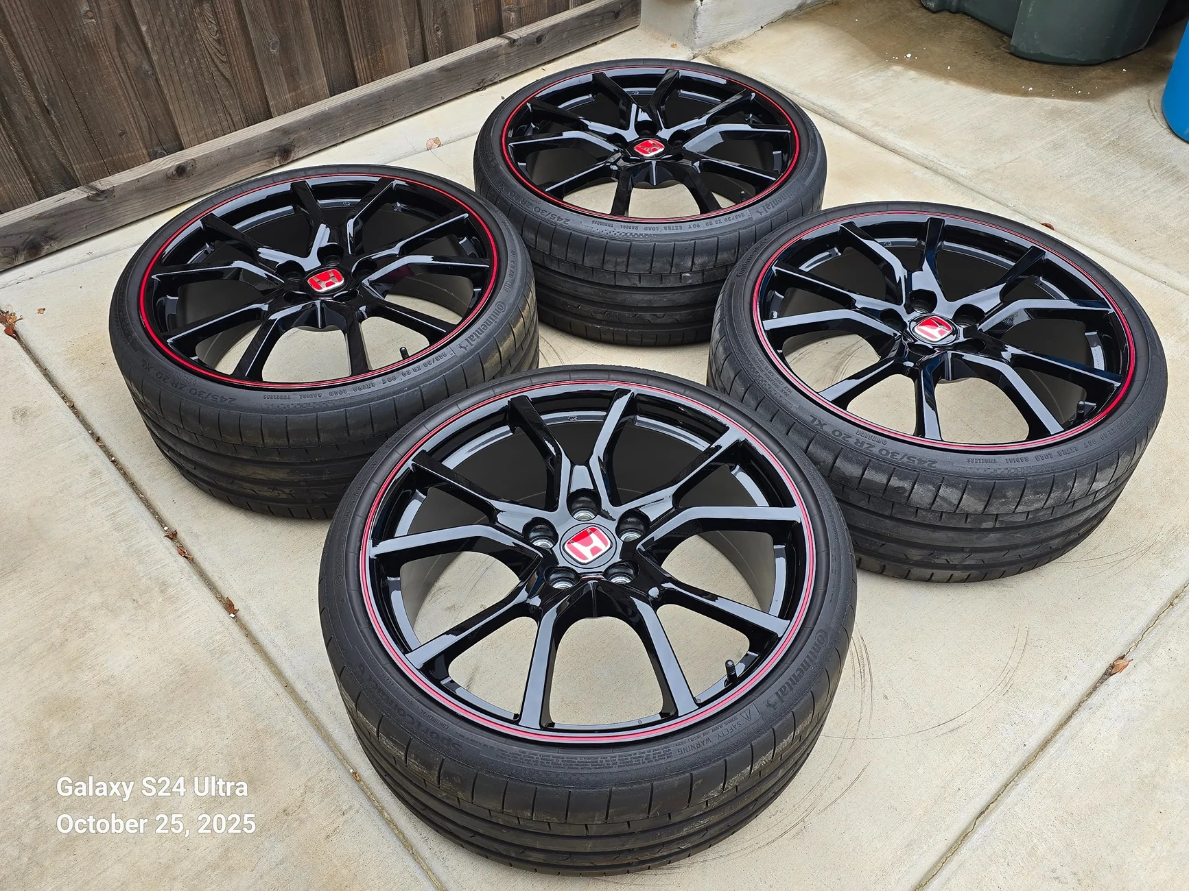 California - Low mileage great condition stock FK8 wheels and tires ...