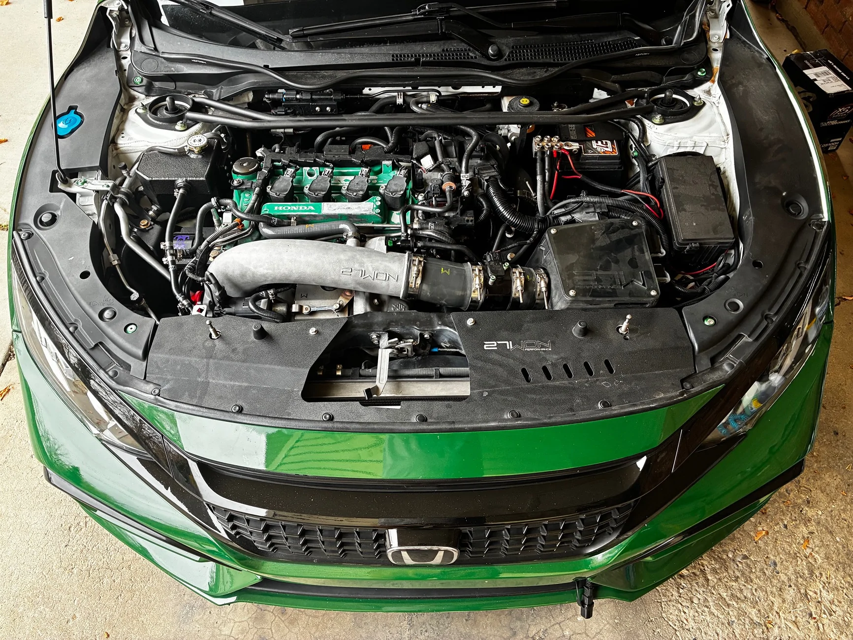 It’s RAW! (27Won Turbo Inlet Pipe paint removal) | 2016+ Honda Civic ...