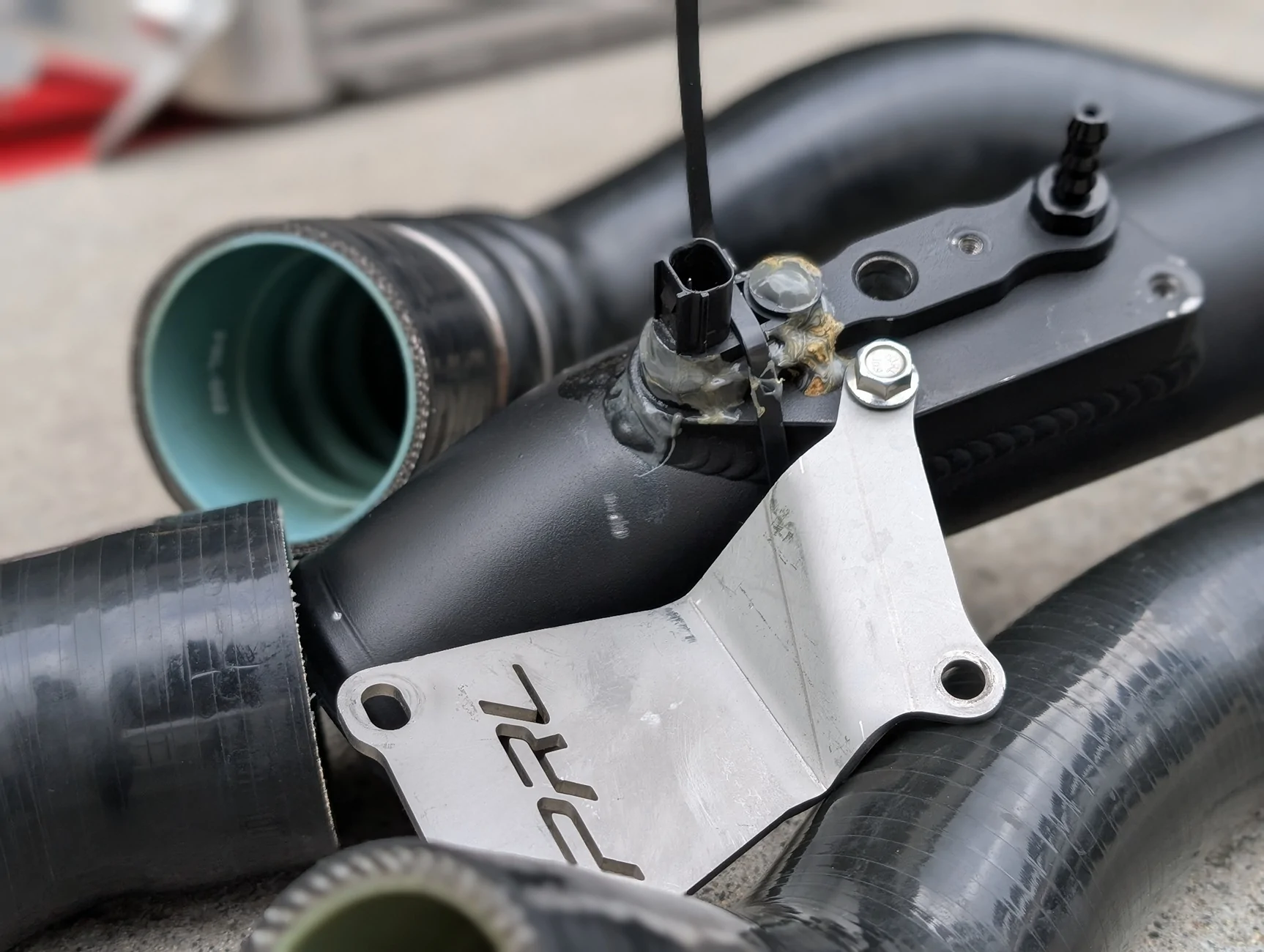 California - PRL Intercooler & Charge Pipes, PRl Titanium Inlet pipe ...
