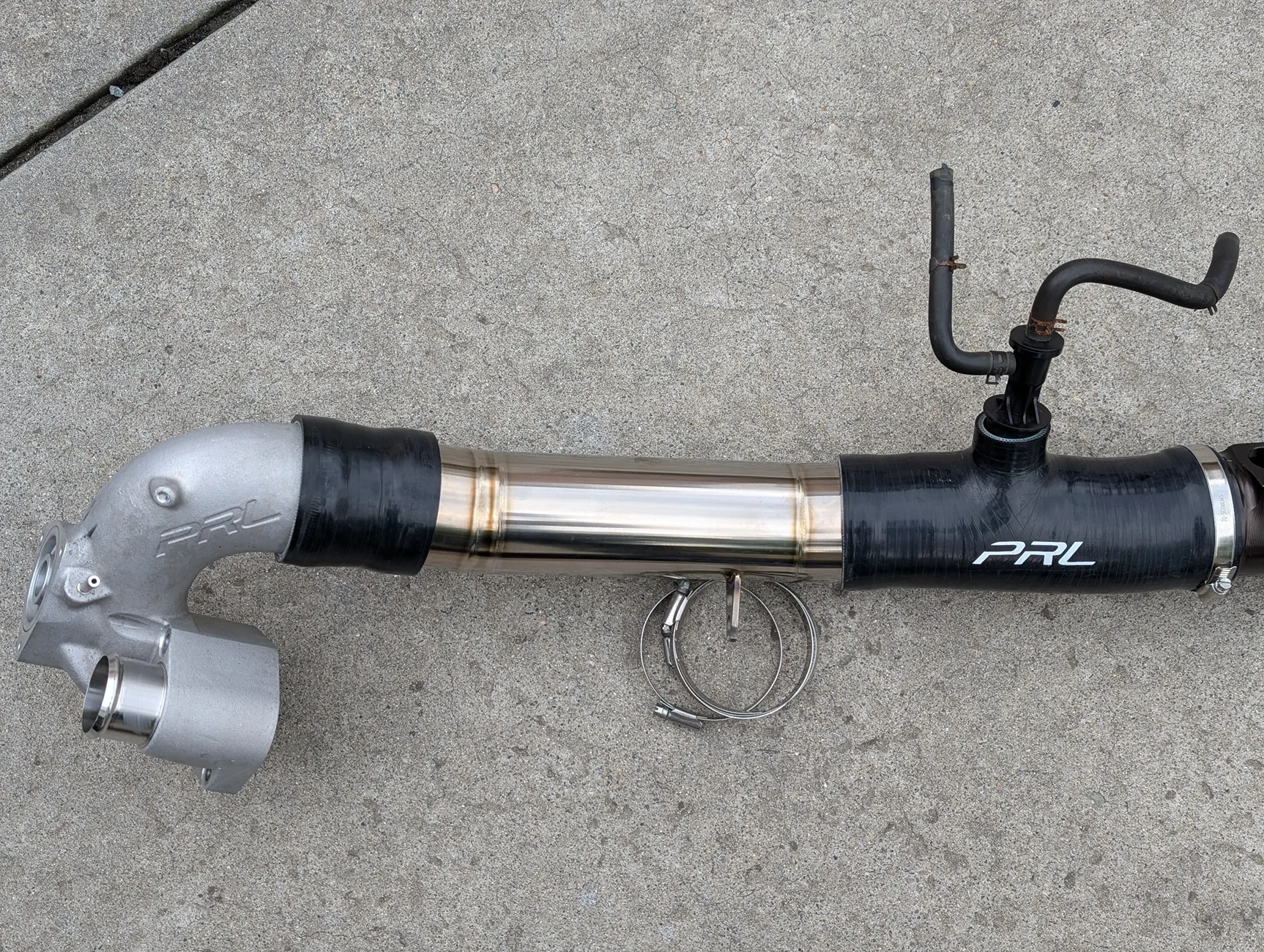California - PRL Intercooler & Charge Pipes, PRl Titanium Inlet pipe ...