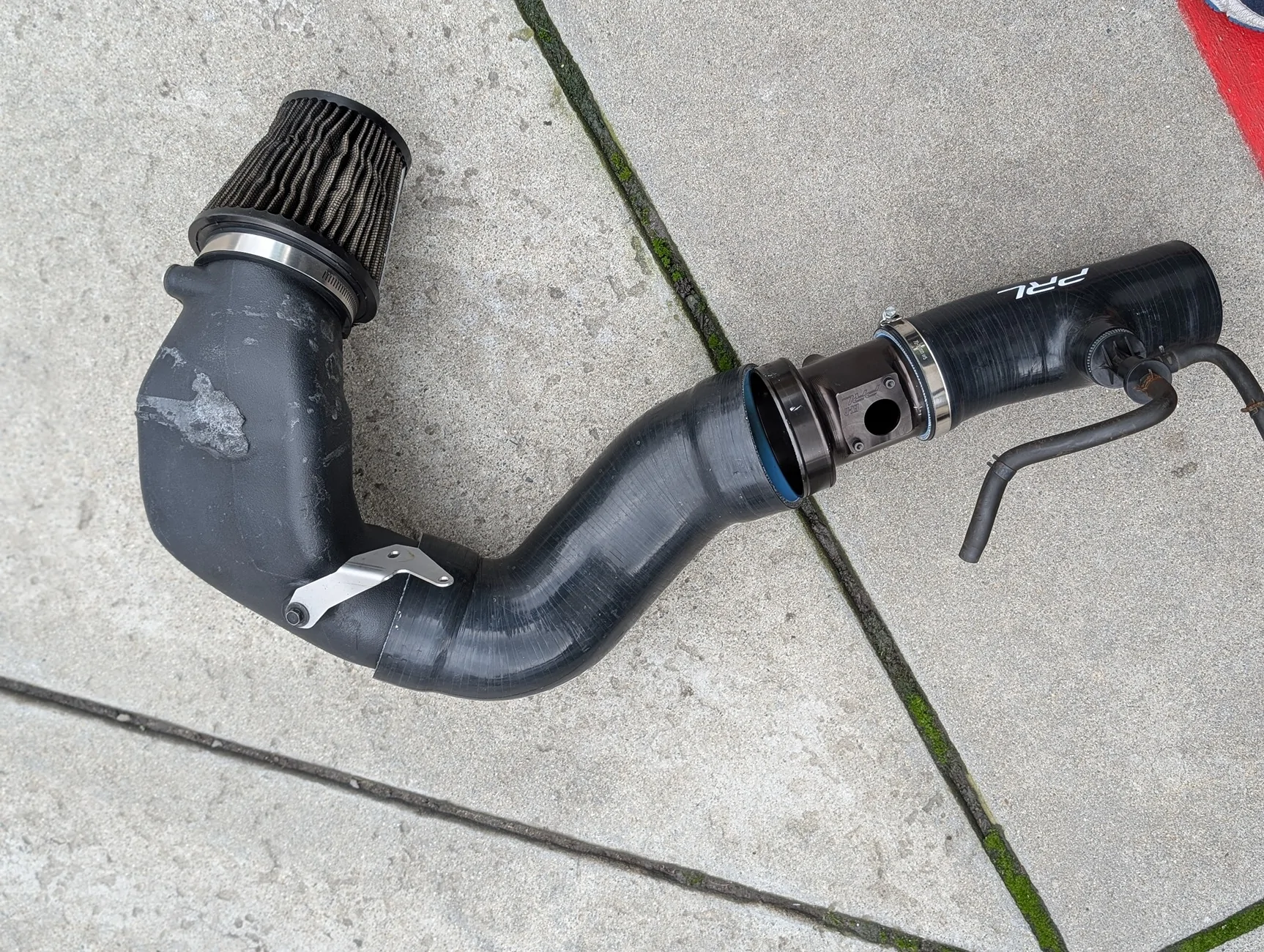 California - PRL Intercooler & Charge Pipes, PRl Titanium Inlet pipe ...