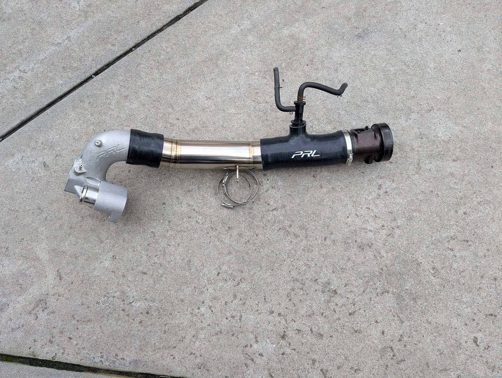 California - PRL Intercooler & Charge Pipes, PRl Titanium Inlet pipe ...