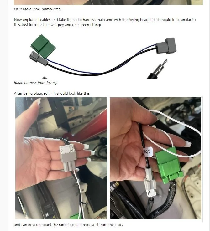 Joying Radio install instructions | 2016+ Honda Civic Forum (10th Gen ...