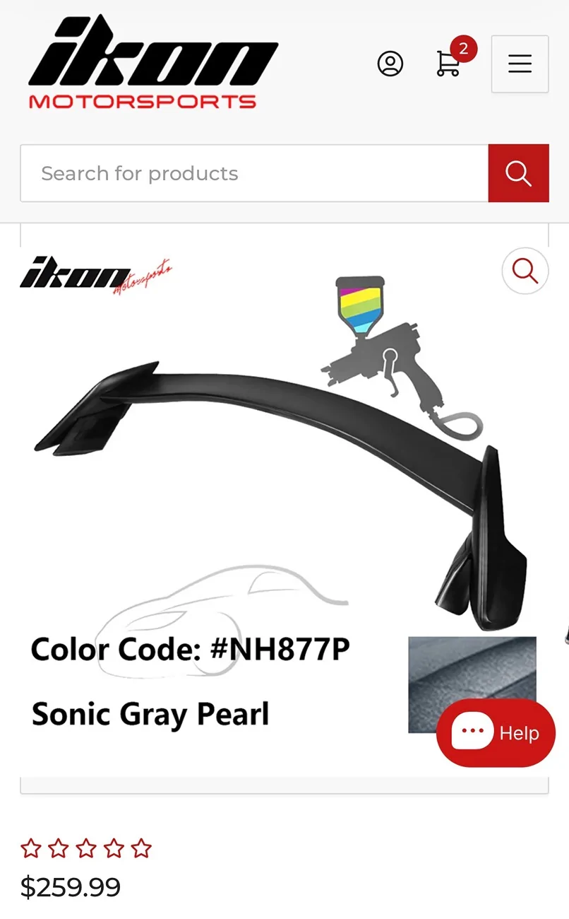 10th gen (FK7) Type R Wing/Spoiler - Ikon Motorsports | 2016+ Honda ...