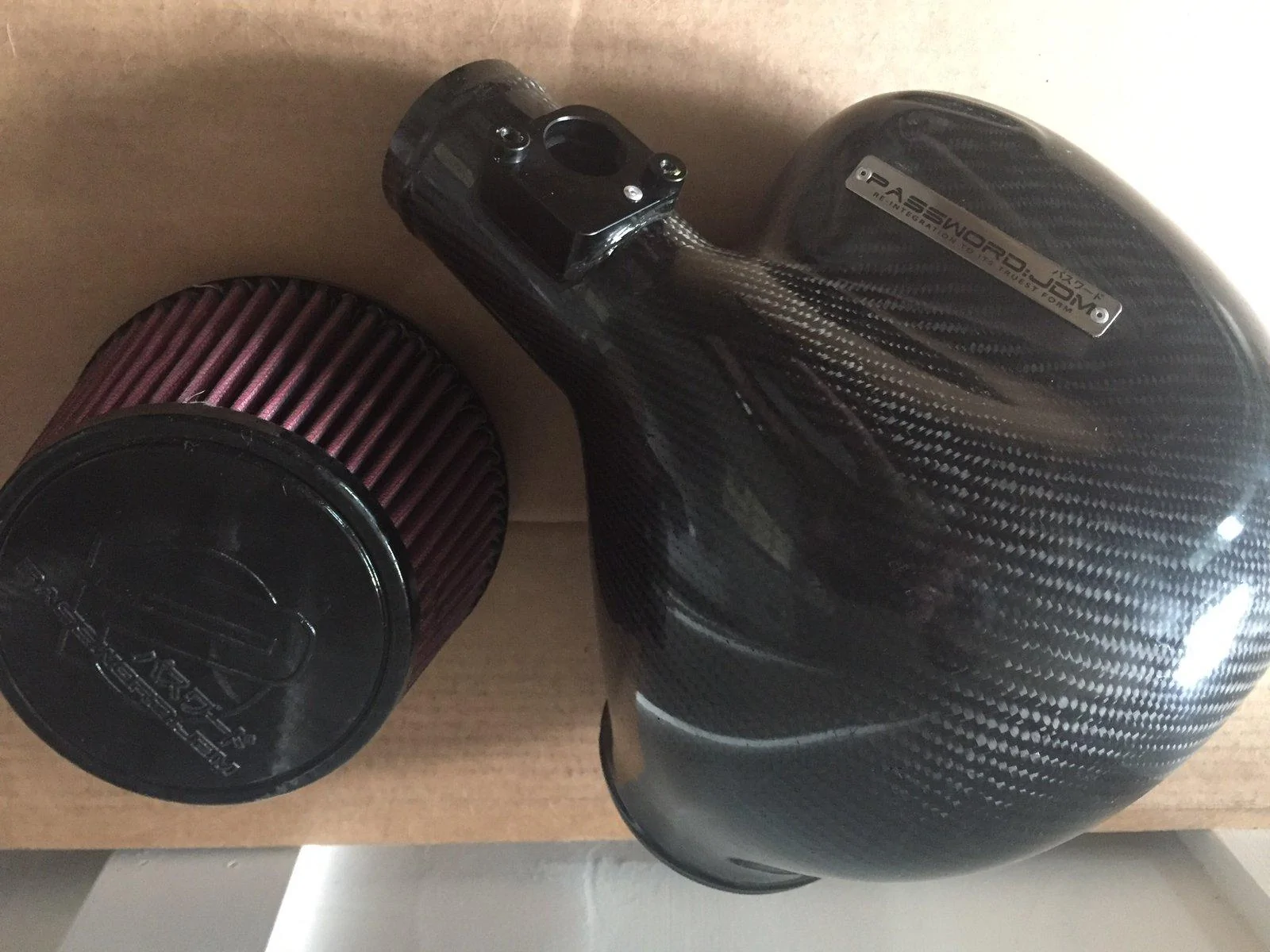 Password JDM carbon fiber Power Chamber intake | 2016+ Honda Civic ...