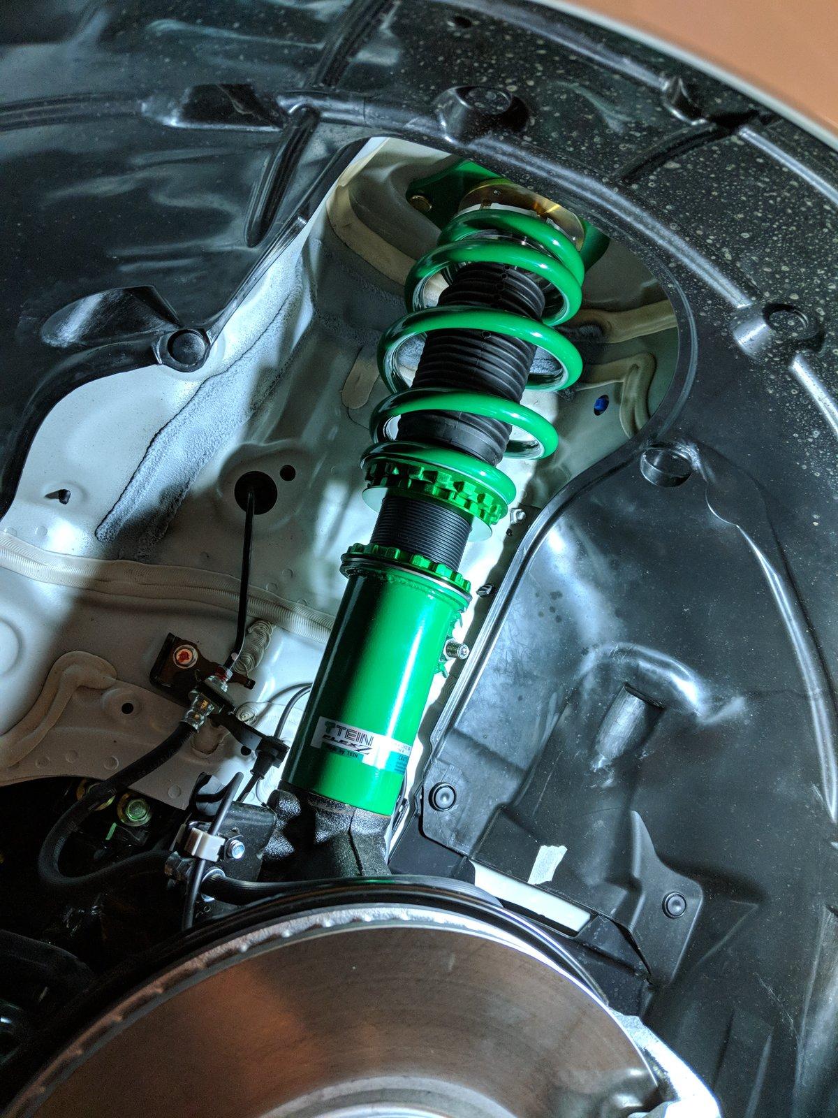 Installed Teinz Flex Z coilovers. | 2016+ Honda Civic Forum (10th Gen ...