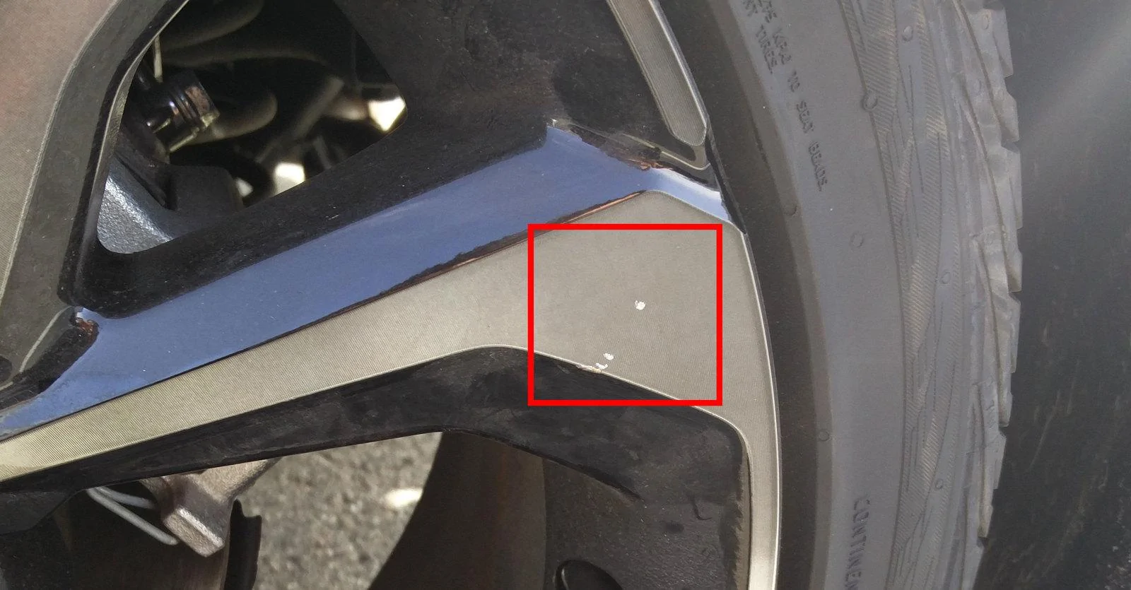wheels curb rashed & nicked by local tire shop? | 2016+ Honda Civic ...