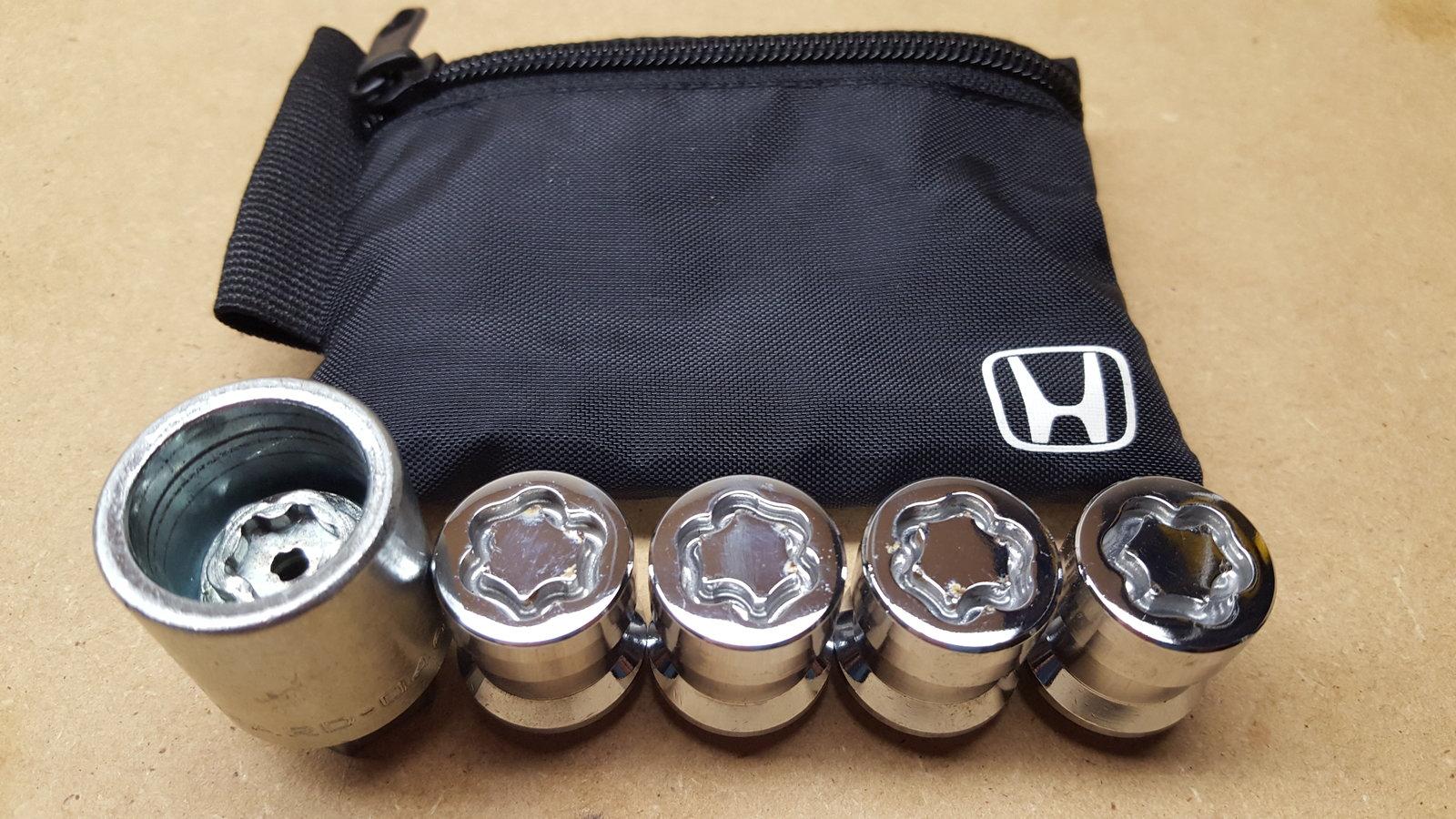 OEM Honda Wheel Locks | 2016+ Honda Civic Forum (10th Gen) - Type R ...